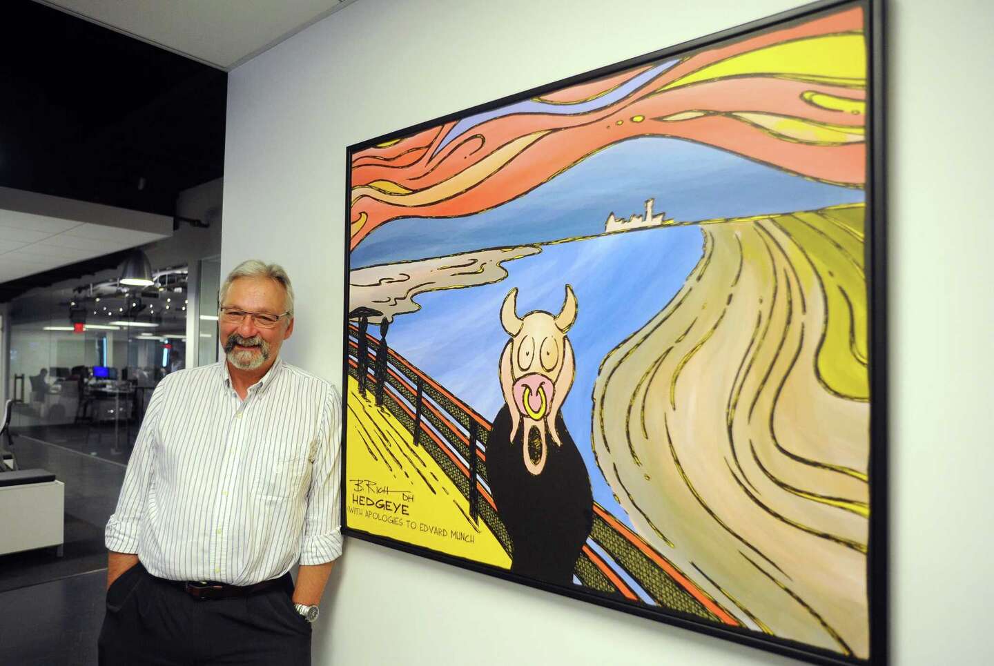 Cartoonist sketches new life as Stamford financial firm’s artist