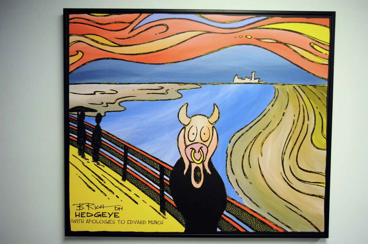 Cartoonist sketches new life as Stamford financial firm’s artist