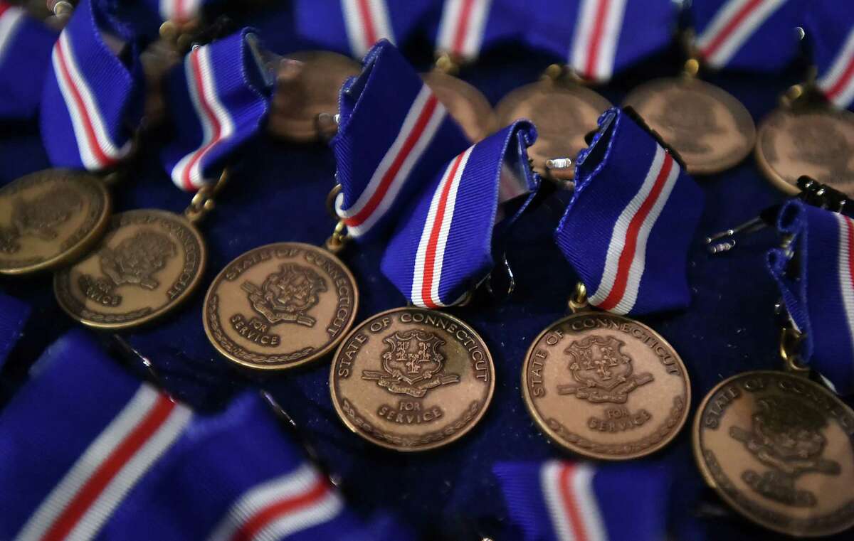 PHOTOS: Connecticut war veterans receive medals