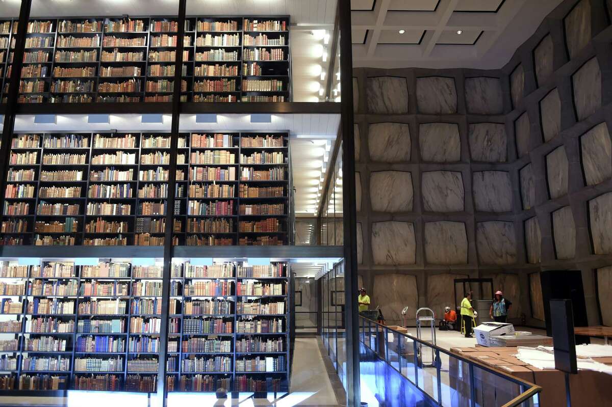 Photos of Renovation at the Beinecke Rare Book & Manuscript Library