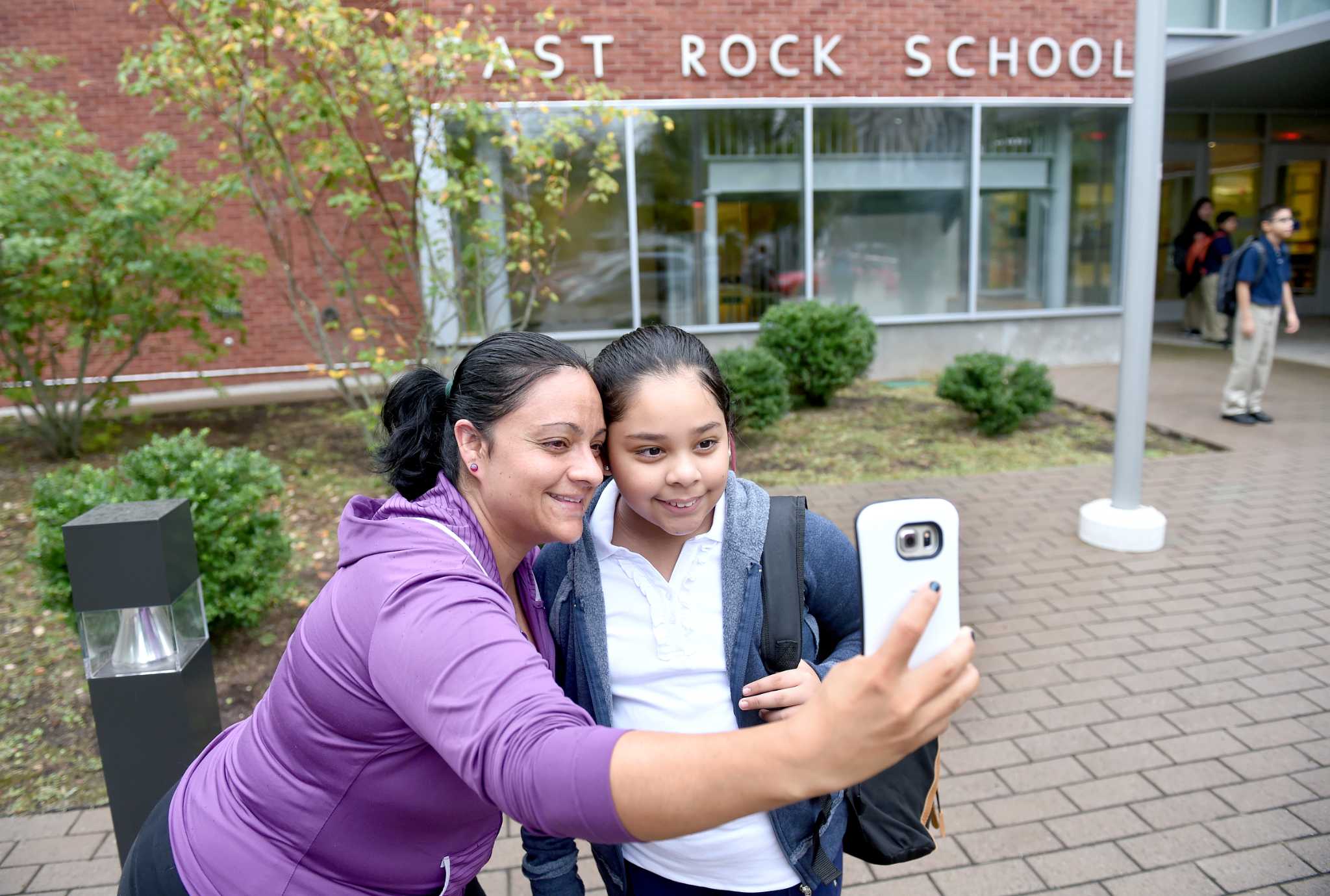 Photos of the First Day at East Rock School in New Haven