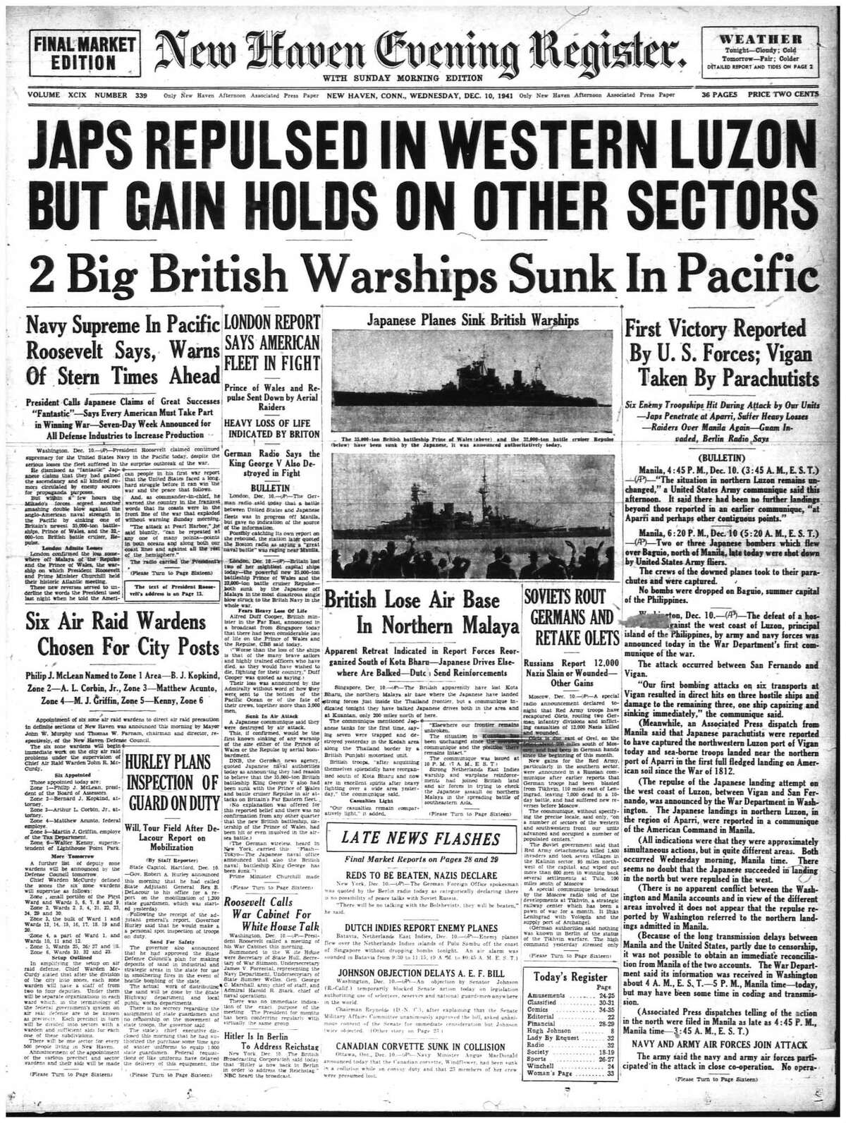 Dec. 7, 1941: The day our world changed