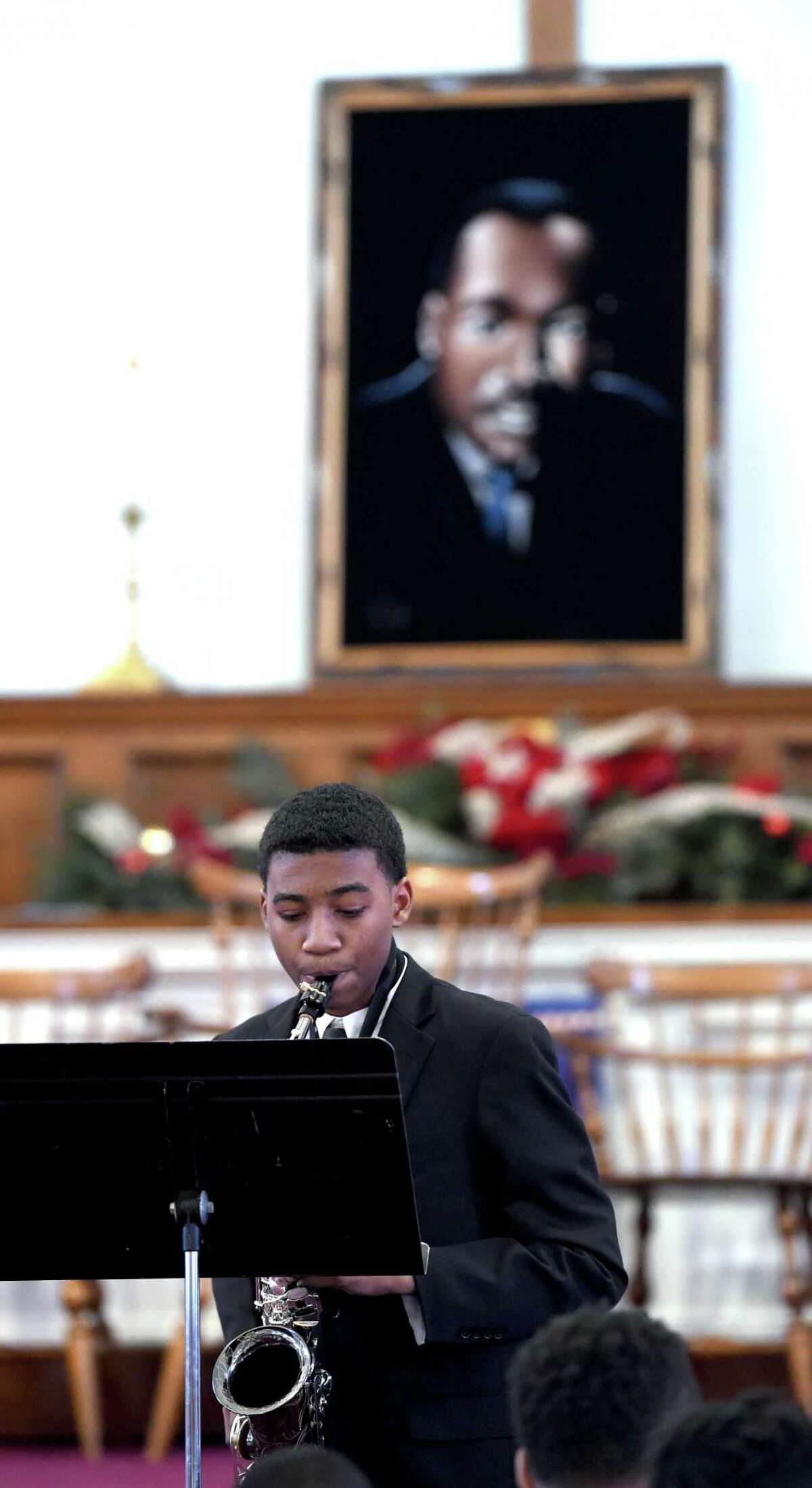 Photos of Rev. Dr. Martin Luther King, Jr., Tribute in West Haven
