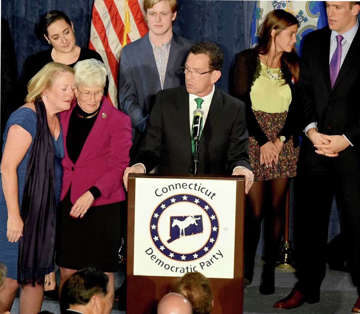 PHOTOS of Governor Dannel P. Malloy Election Night 2014