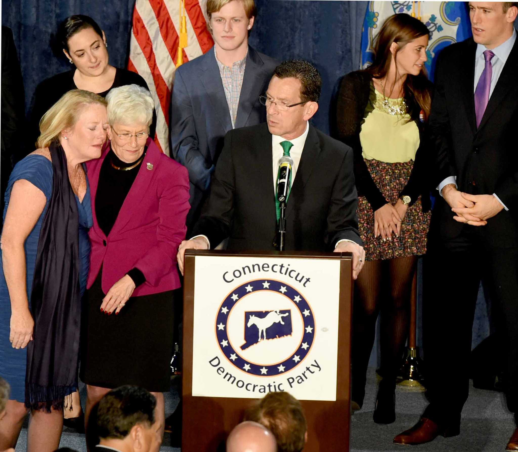 PHOTOS of Governor Dannel P. Malloy Election Night 2014