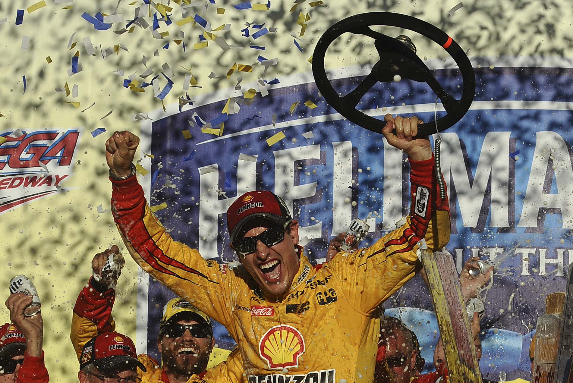 Photos: Joey Logano wins Talladega to advance in NASCAR playoffs