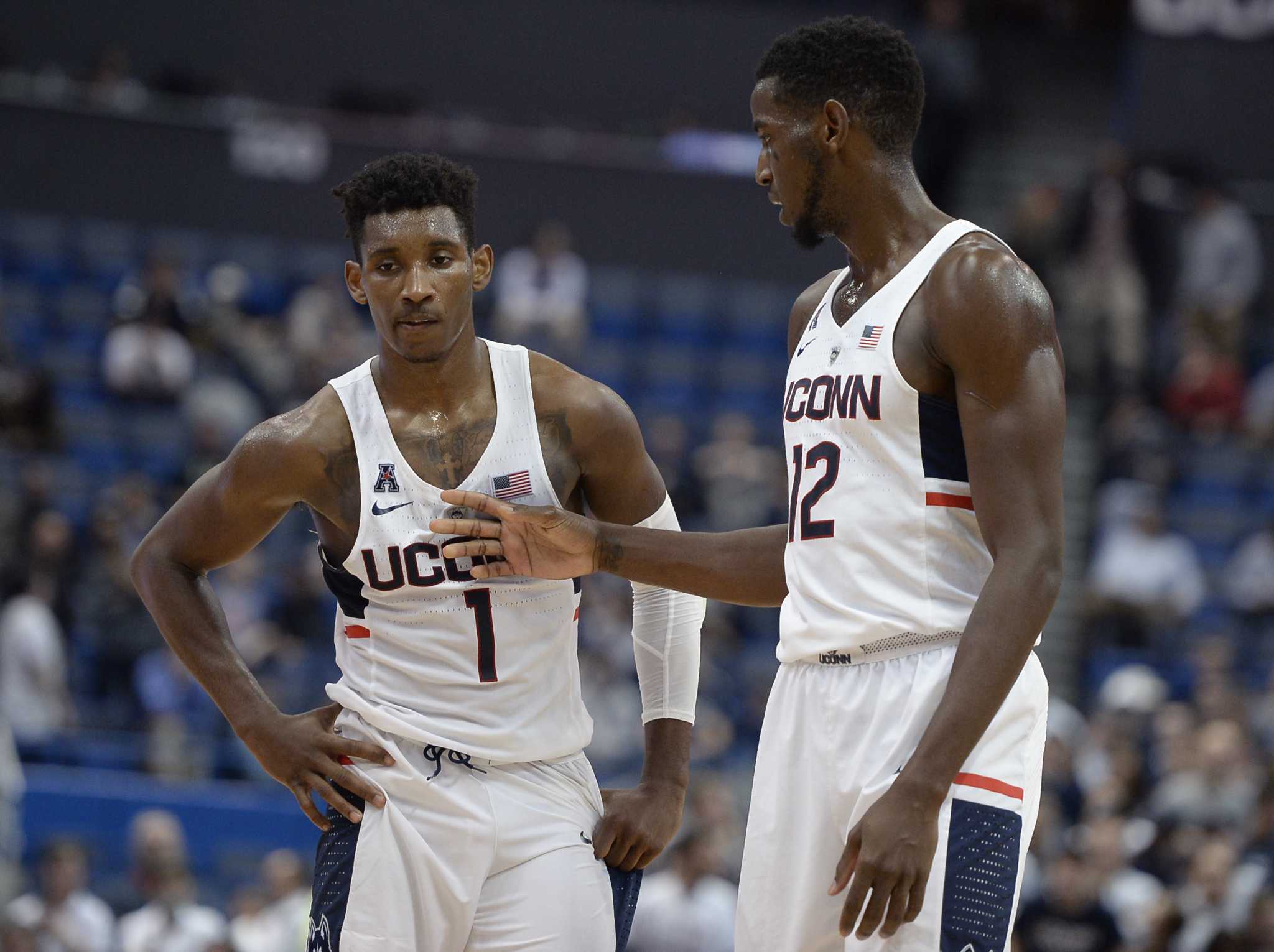 Photos of UConn-Boston University men basketball