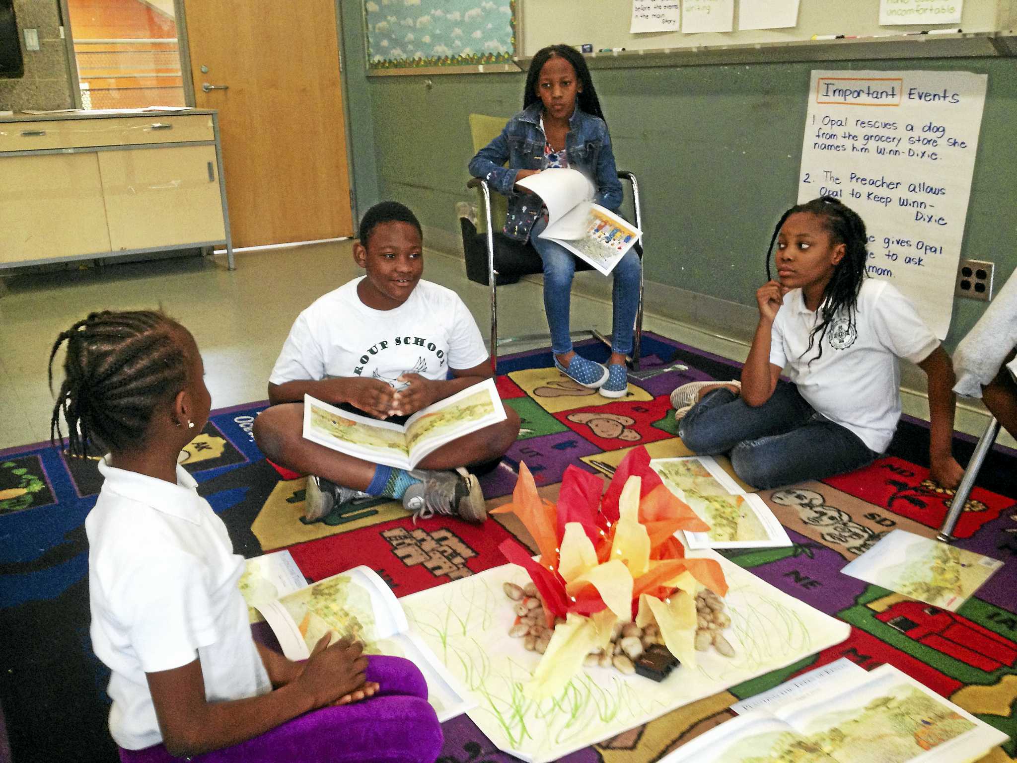 Summer school reading program takes New Haven students to camp