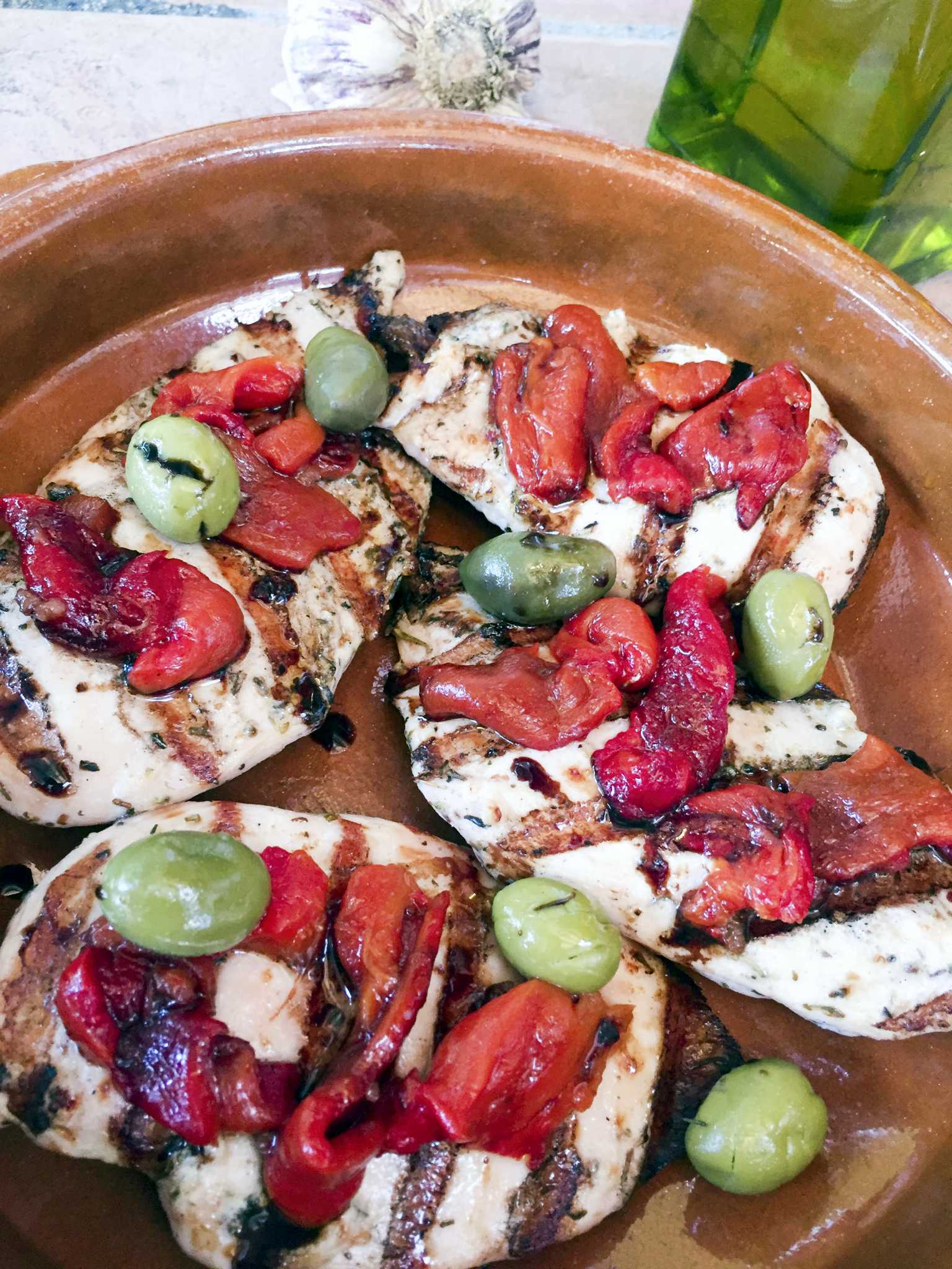 Recipe: Rose wine gives chicken breasts flavor of Provence