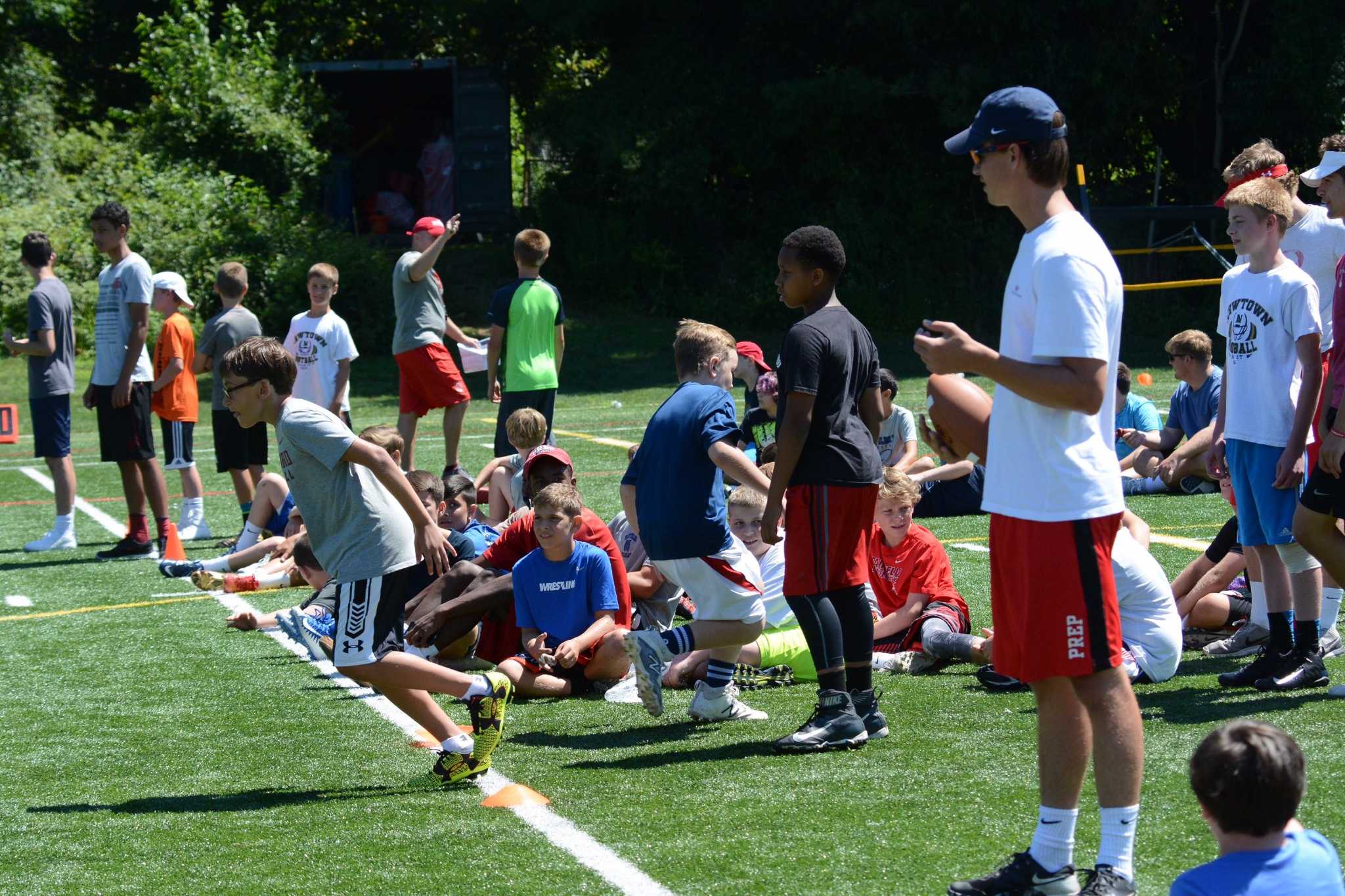 Fun, fundamentals at Prep Summer Football Camp