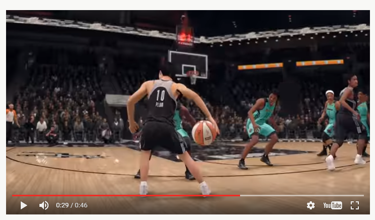 Kelsey Plum, San Antonio Stars appear in NBA Live 18