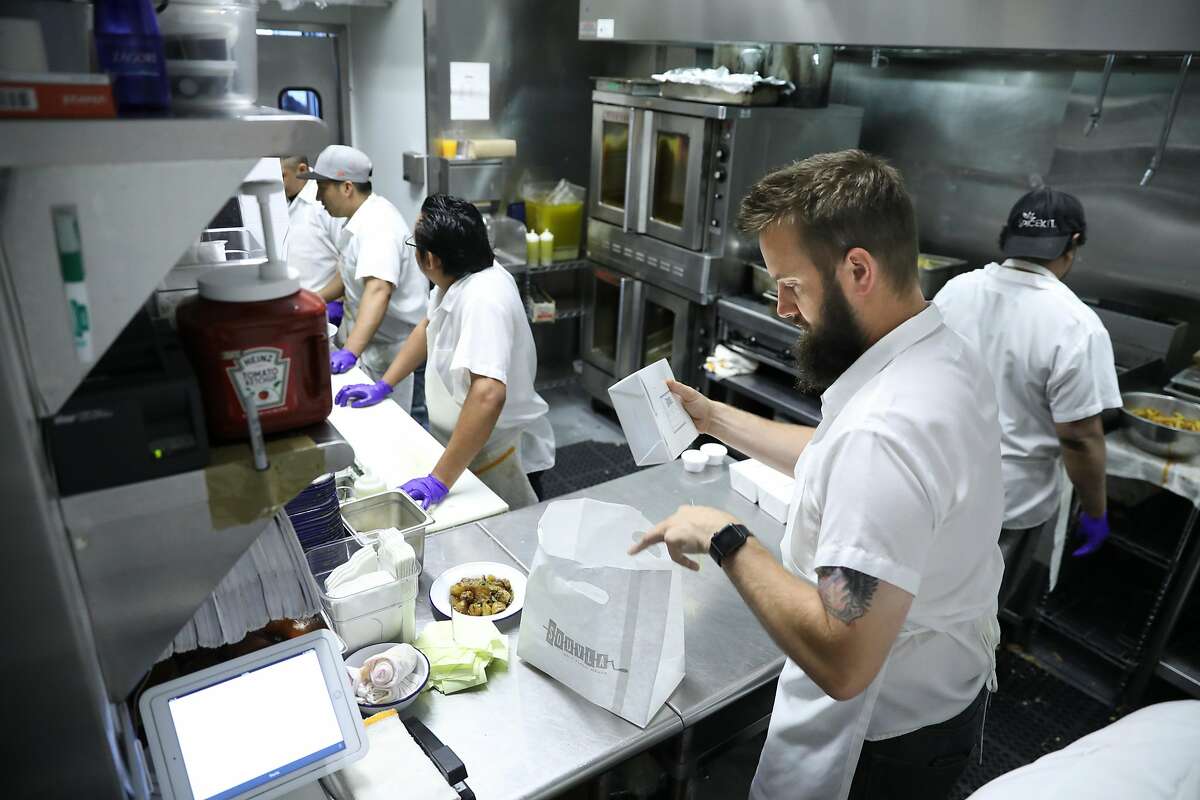 Restaurants make room, literally, for delivery