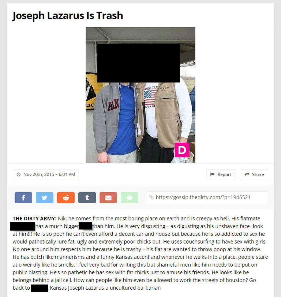 Tinder date turned one Texas man's life into a living hell