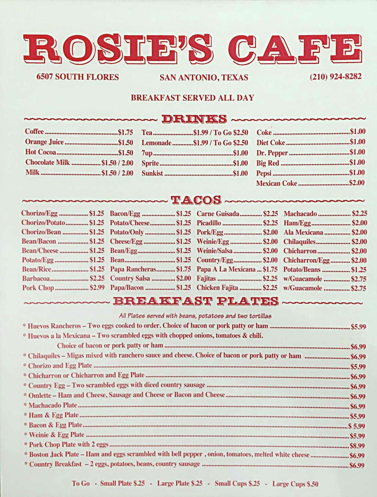 365 Days of Tacos: Rosie’s Cafe