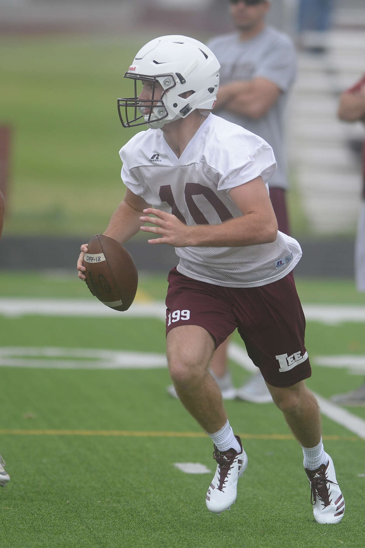 Lee football's first day of practice