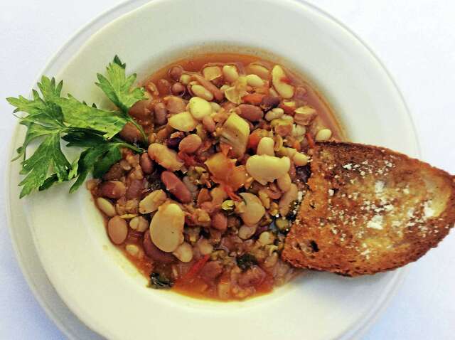Cafe Allegre recipes for Mediterranean-style swordfish, Tuscan bean soup