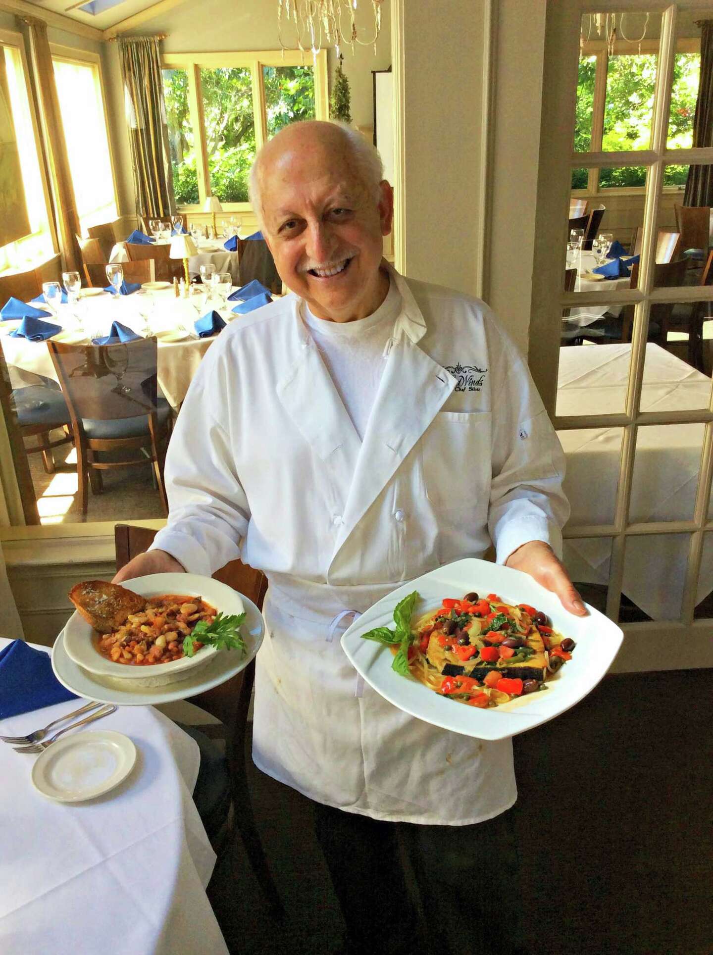 Cafe Allegre recipes for Mediterranean-style swordfish, Tuscan bean soup