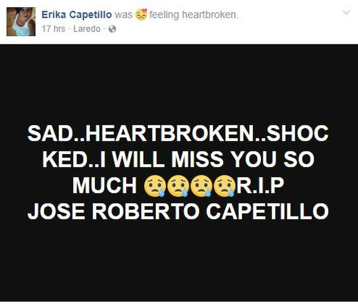 Social media posts mourn man killed in Laredo's sixth homicide of the year