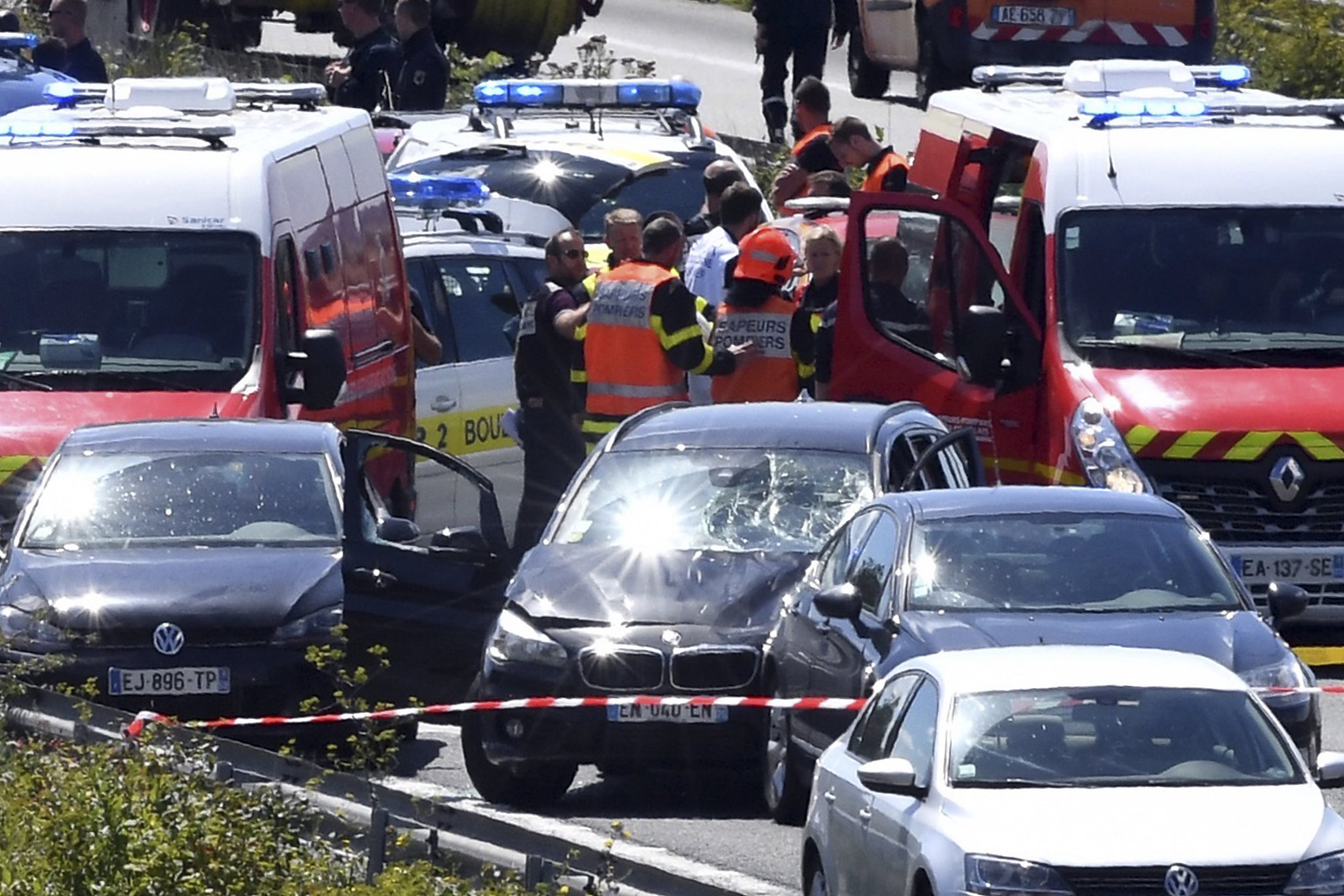 Man ambushes French soldiers in car attack, later arrested
