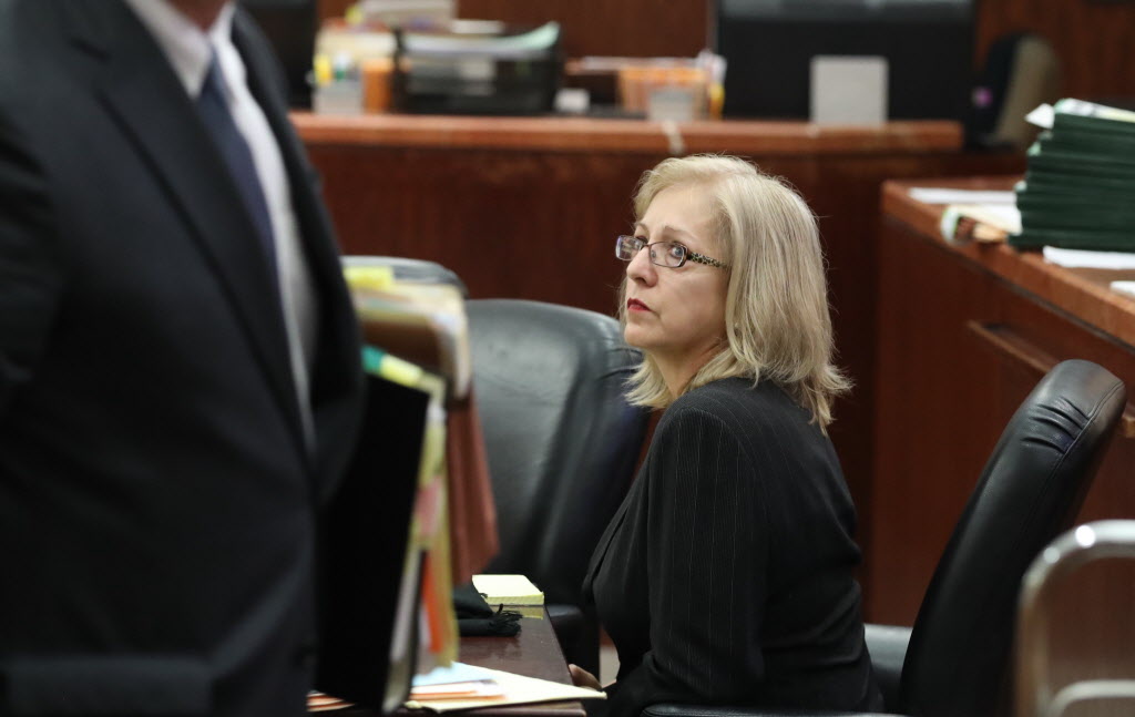 CSI investigator grilled in trial of woman accused of killing husband ...