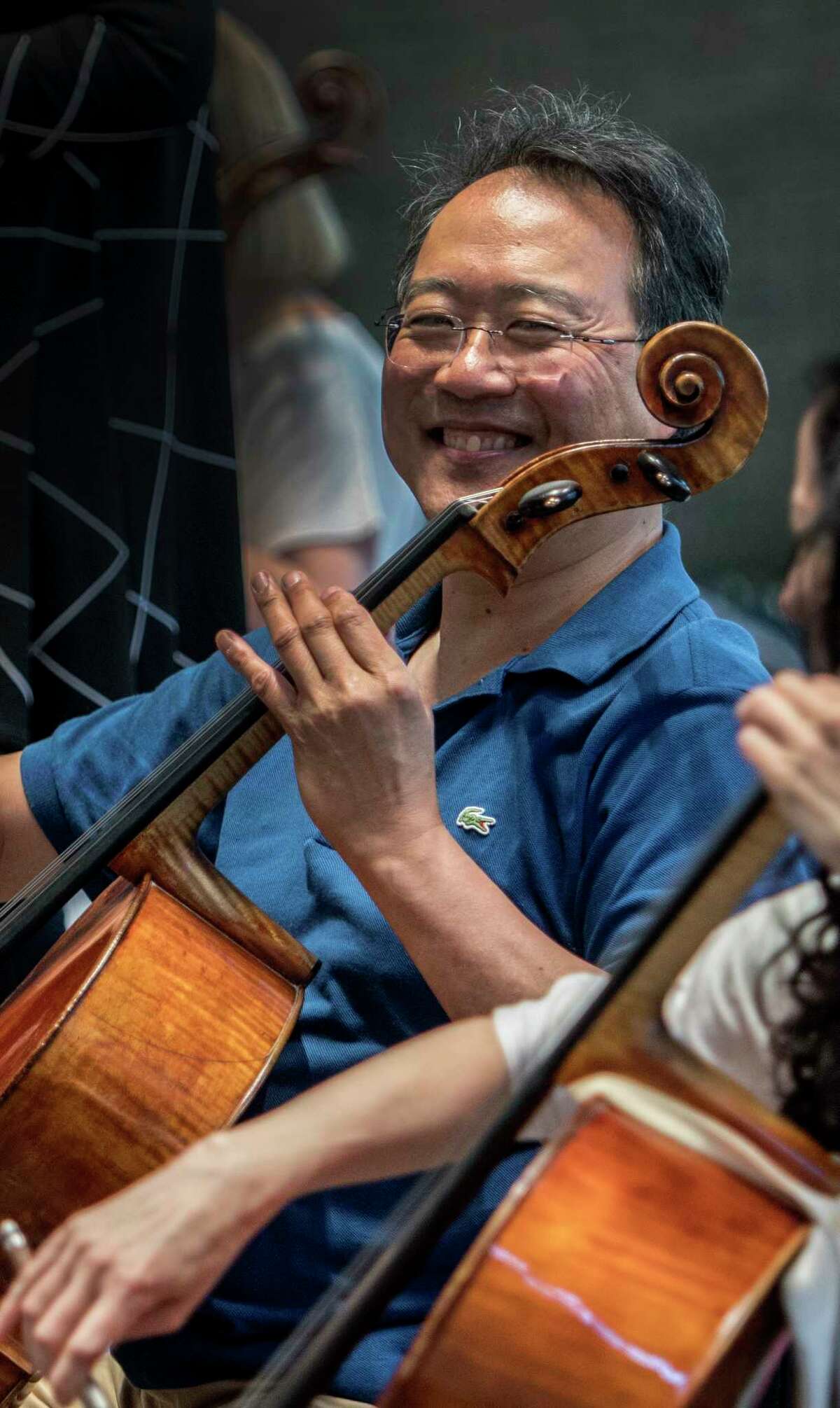 At SPAC, cellists share stage with Yo-Yo Ma