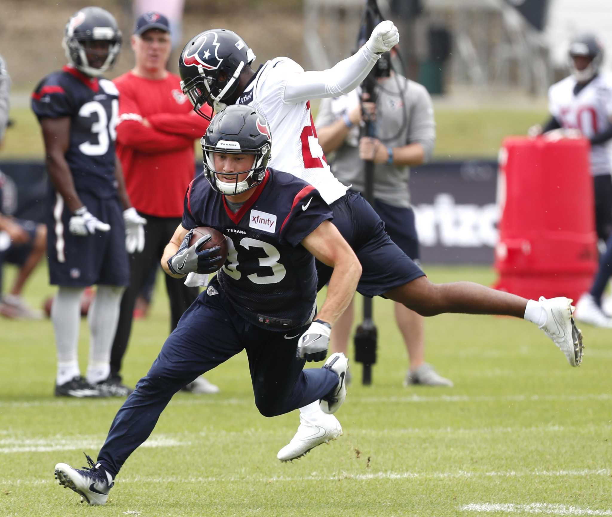 Texans cut WR Riley McCarron, sign WR Cobi Hamilton