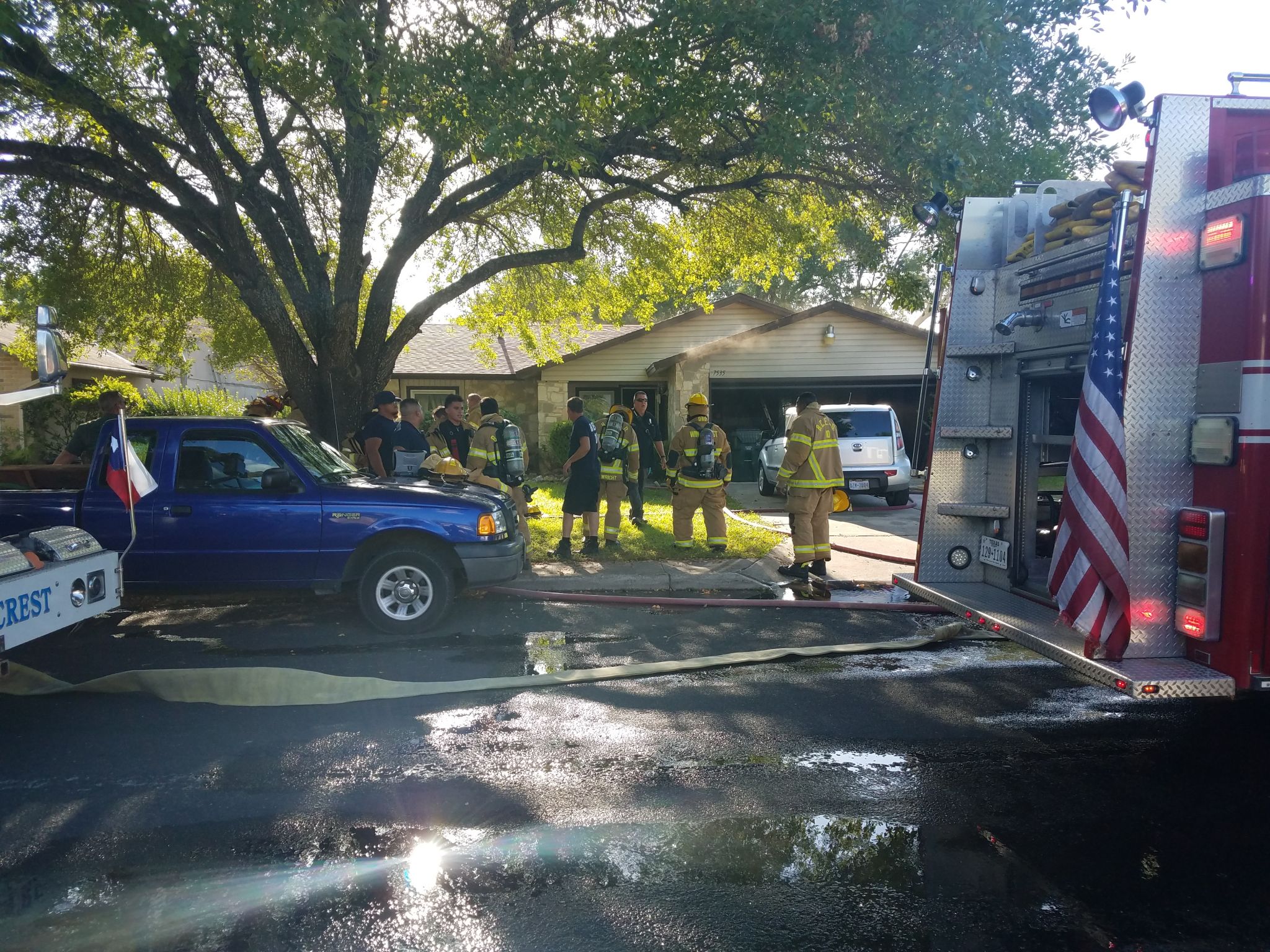 4-year-old playing with lighter rescued from burning home on Northeast Side