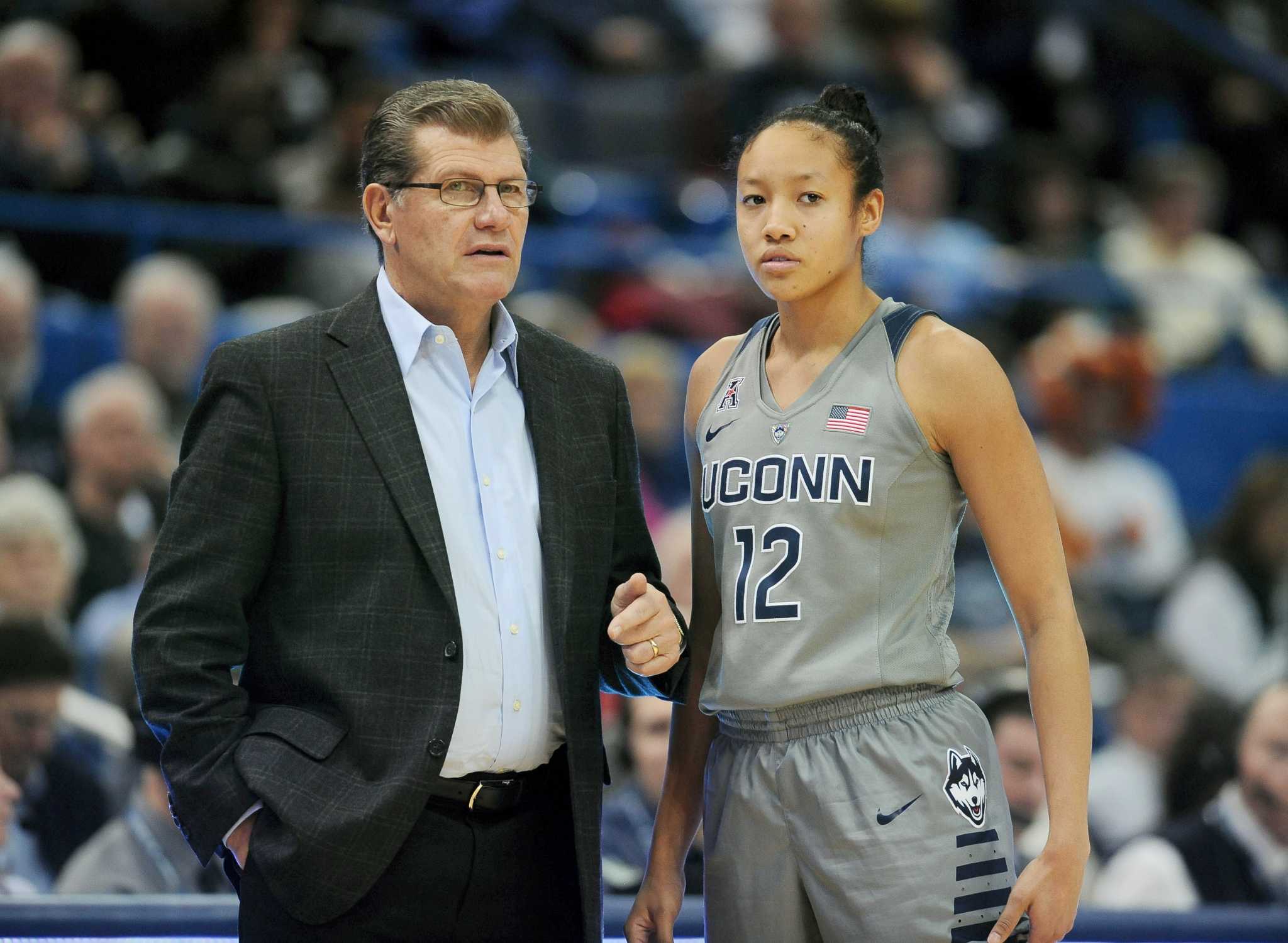 UConn’s Saniya Chong showing flashes on court while managing injury