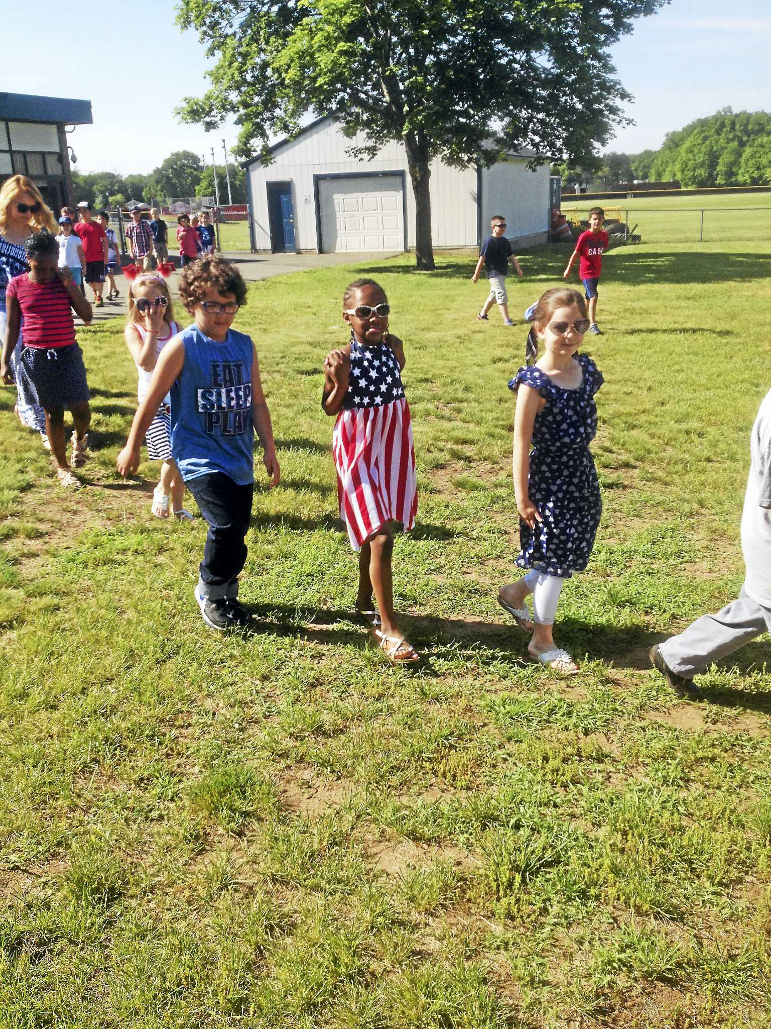 Cromwell students honor symbol of freedom for Flag Day