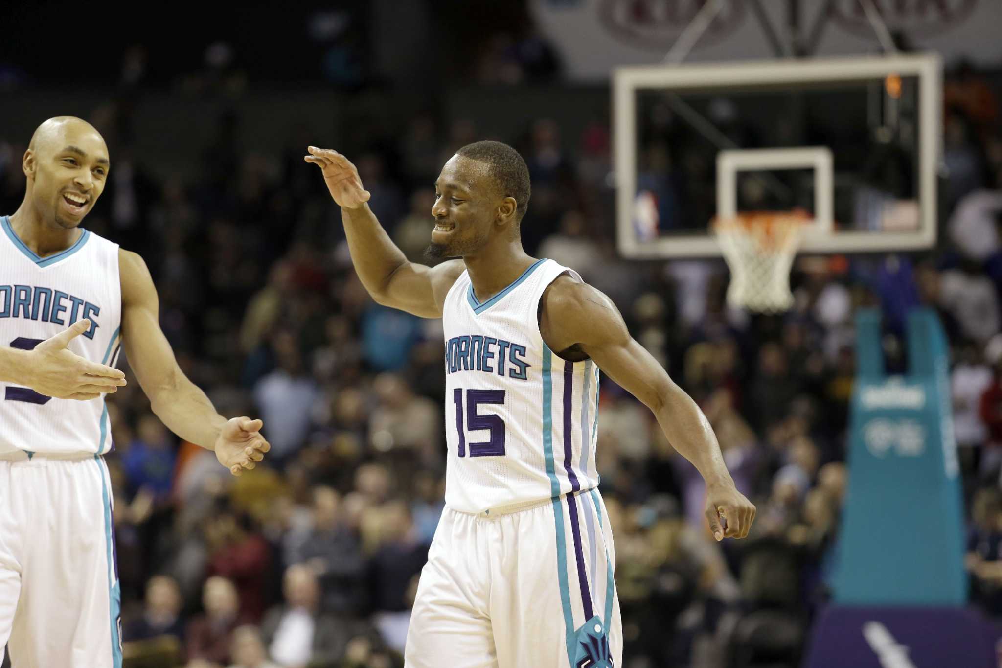 Al Jefferson And Kemba Walker