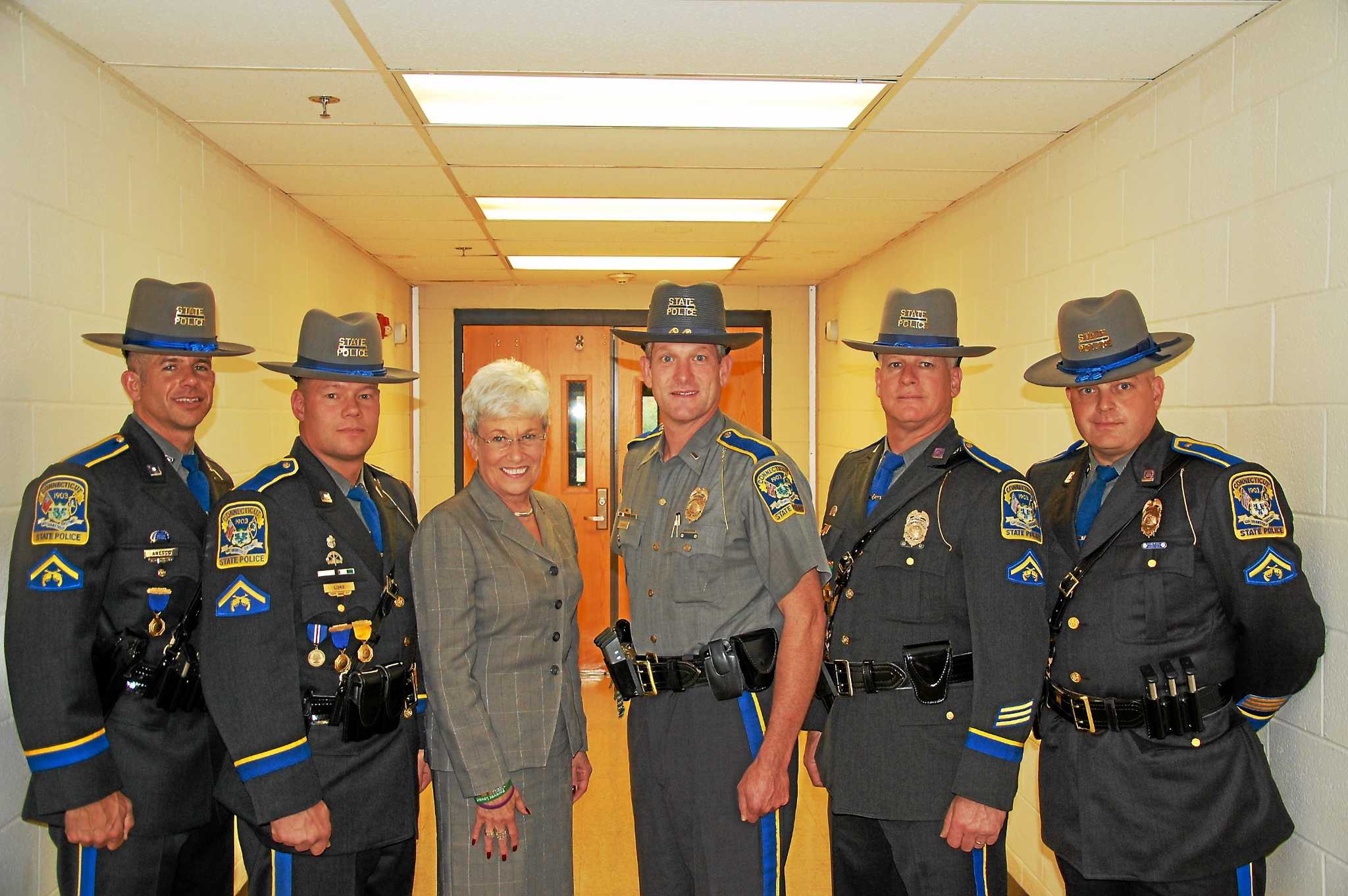 Four Westbrook State Troopers promoted to rank of Sergeant