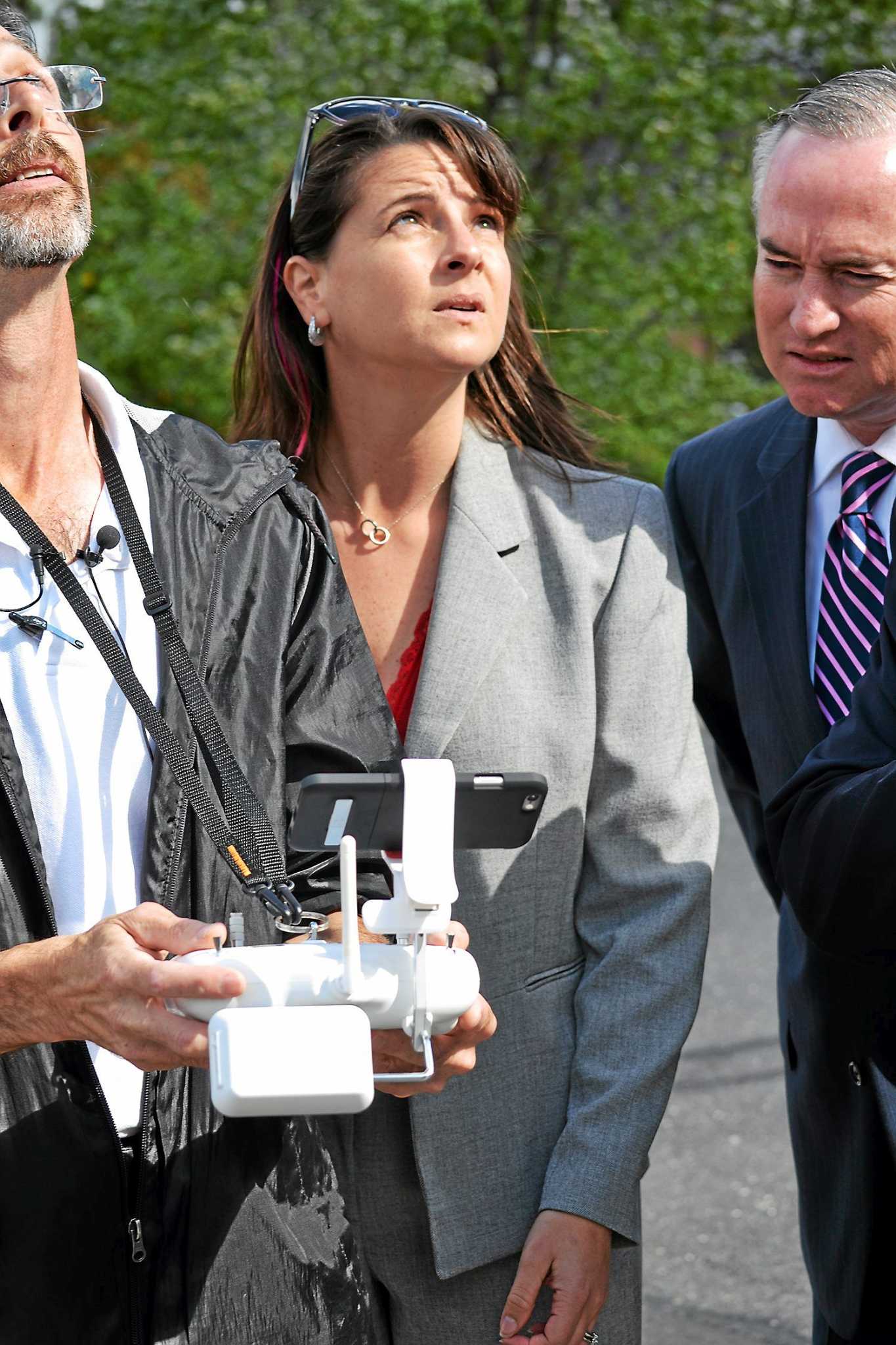 Carpino takes part in drone demonstration