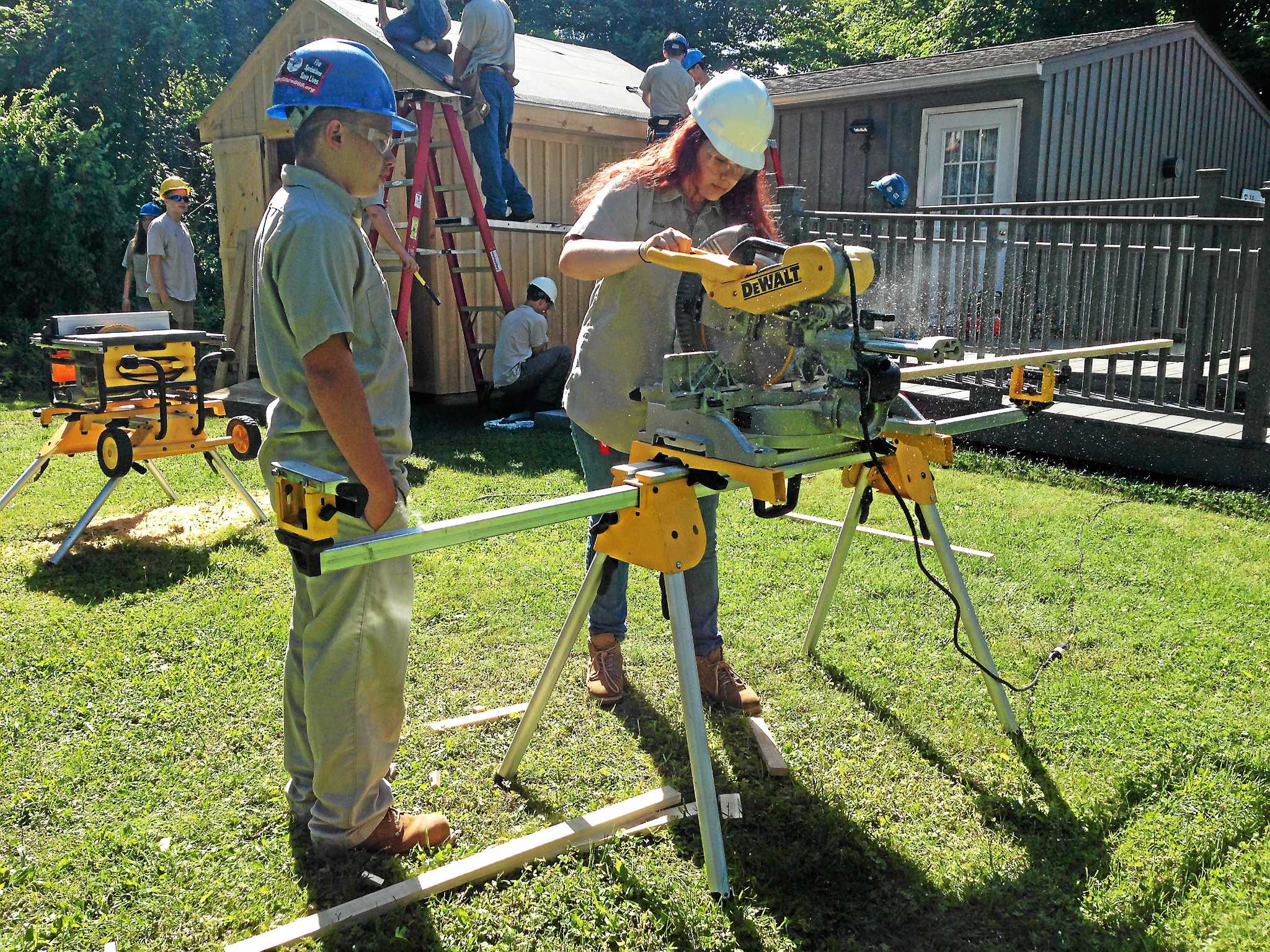 Vinal Tech carpentry students skills aid historical society