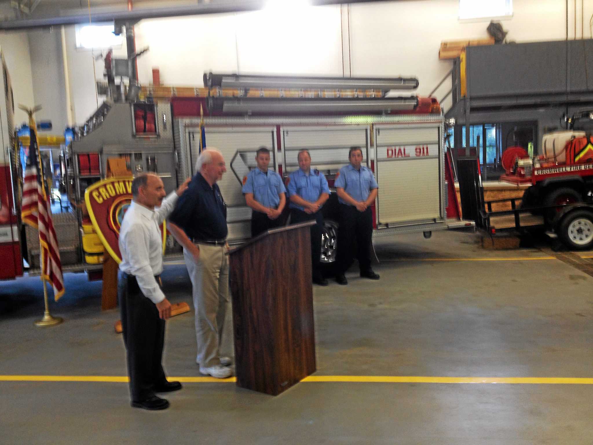 Three new Cromwell fire recruits have ties to profession