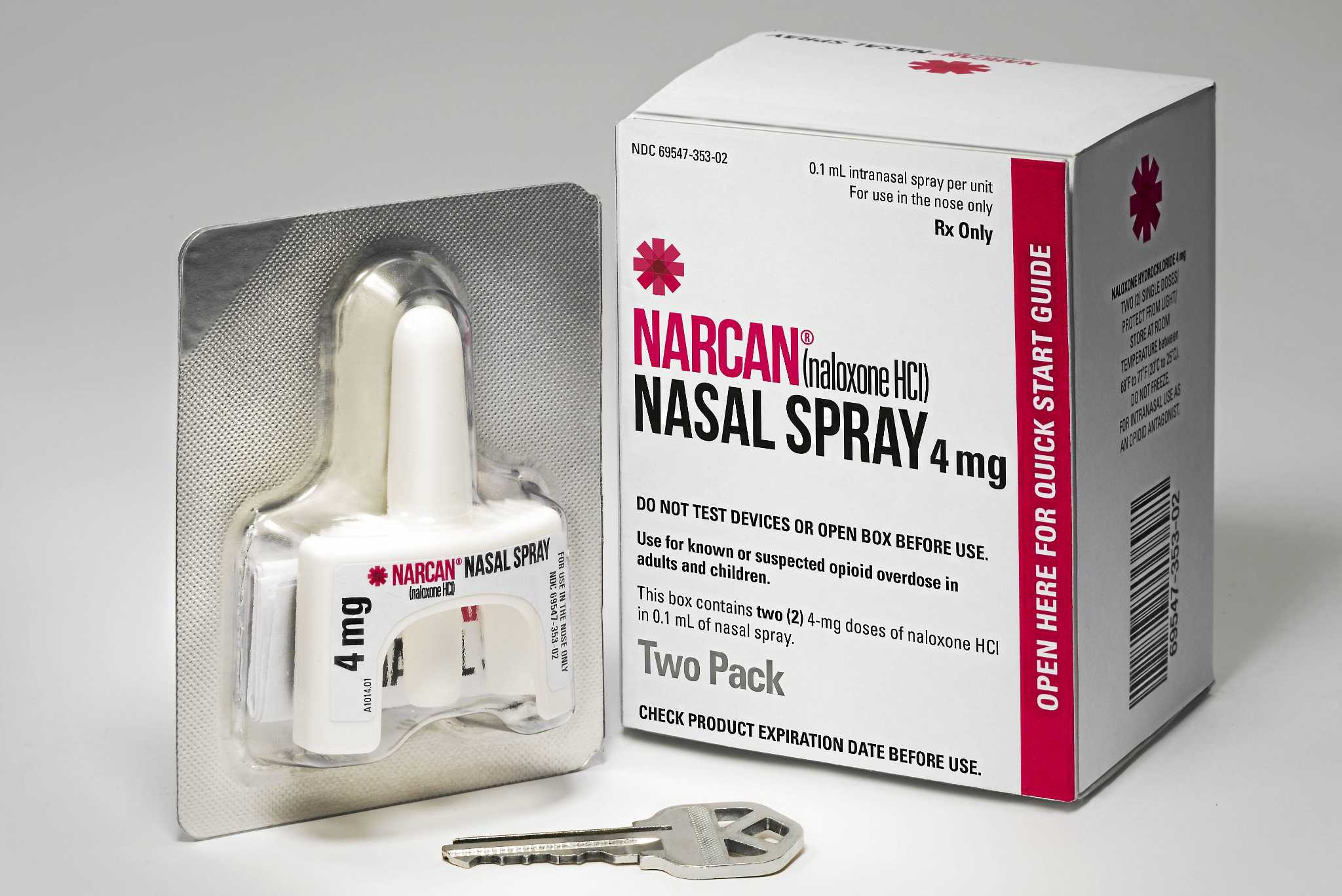 FDA approves Narcan nasal spray device used to counter opioid overdoses