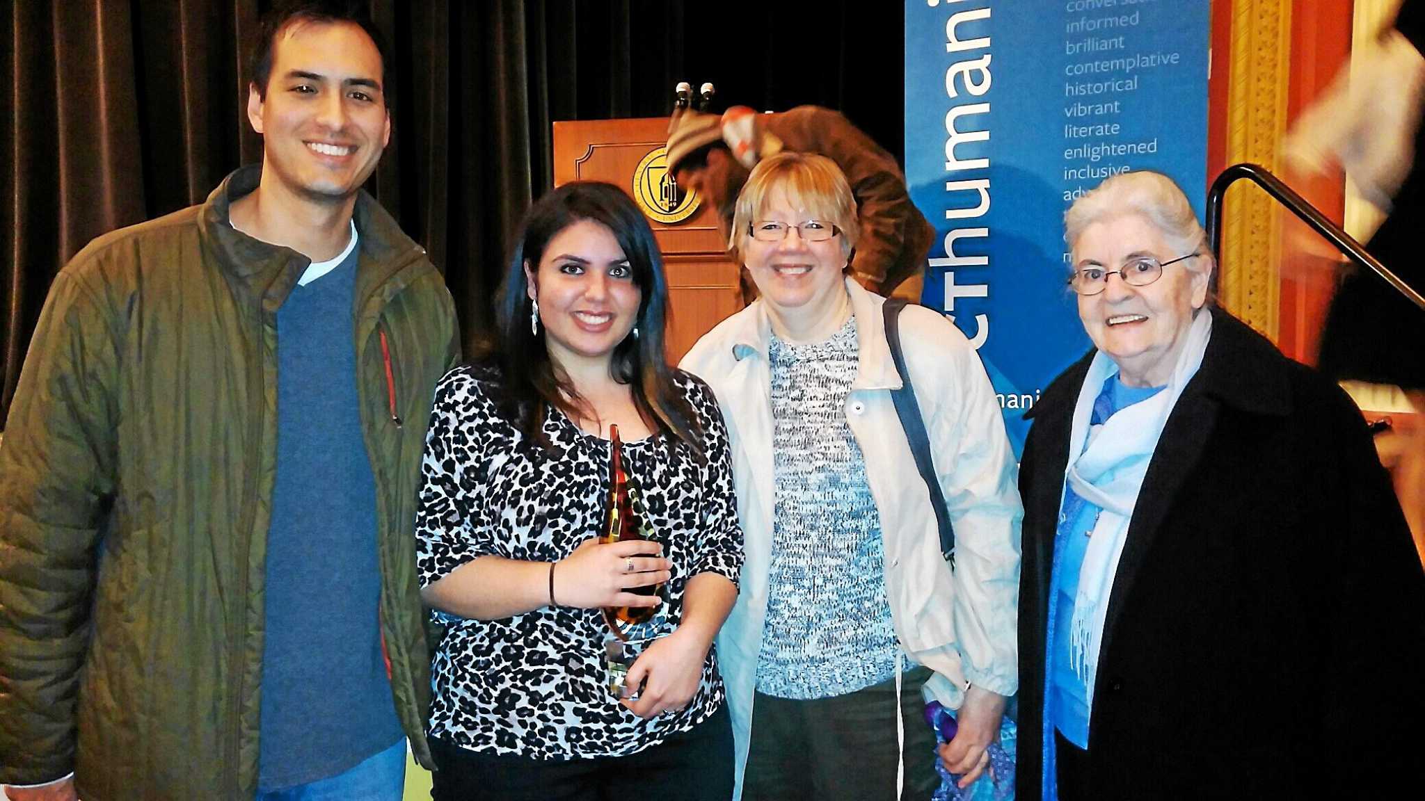 Mercy girl advances to national competition for poetry recitation