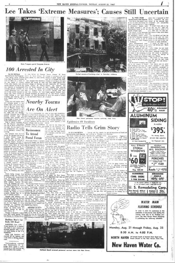 Archives: 1967 riots in New Haven - New Haven Register