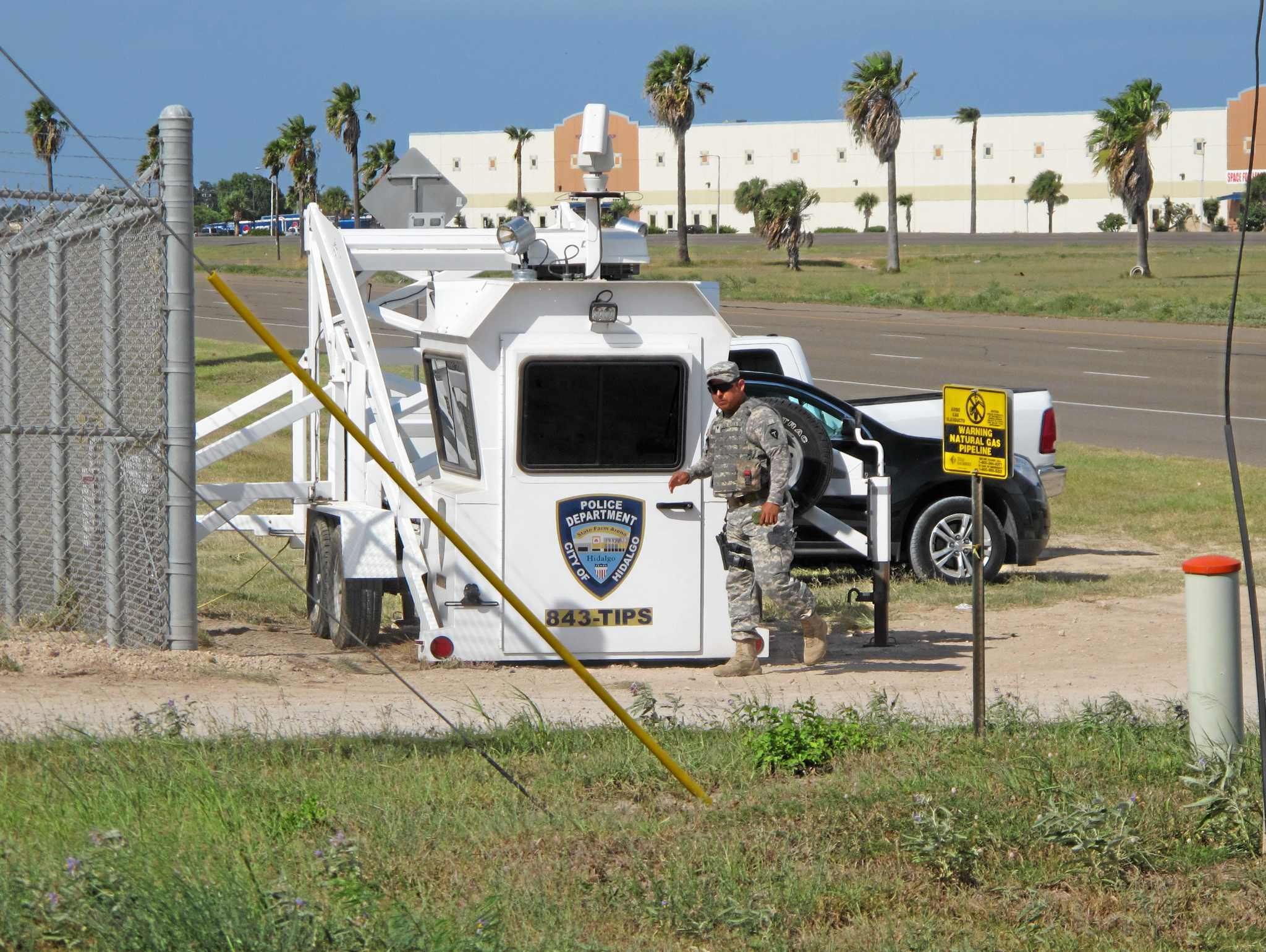 First National Guard troops at Texas-Mexico border