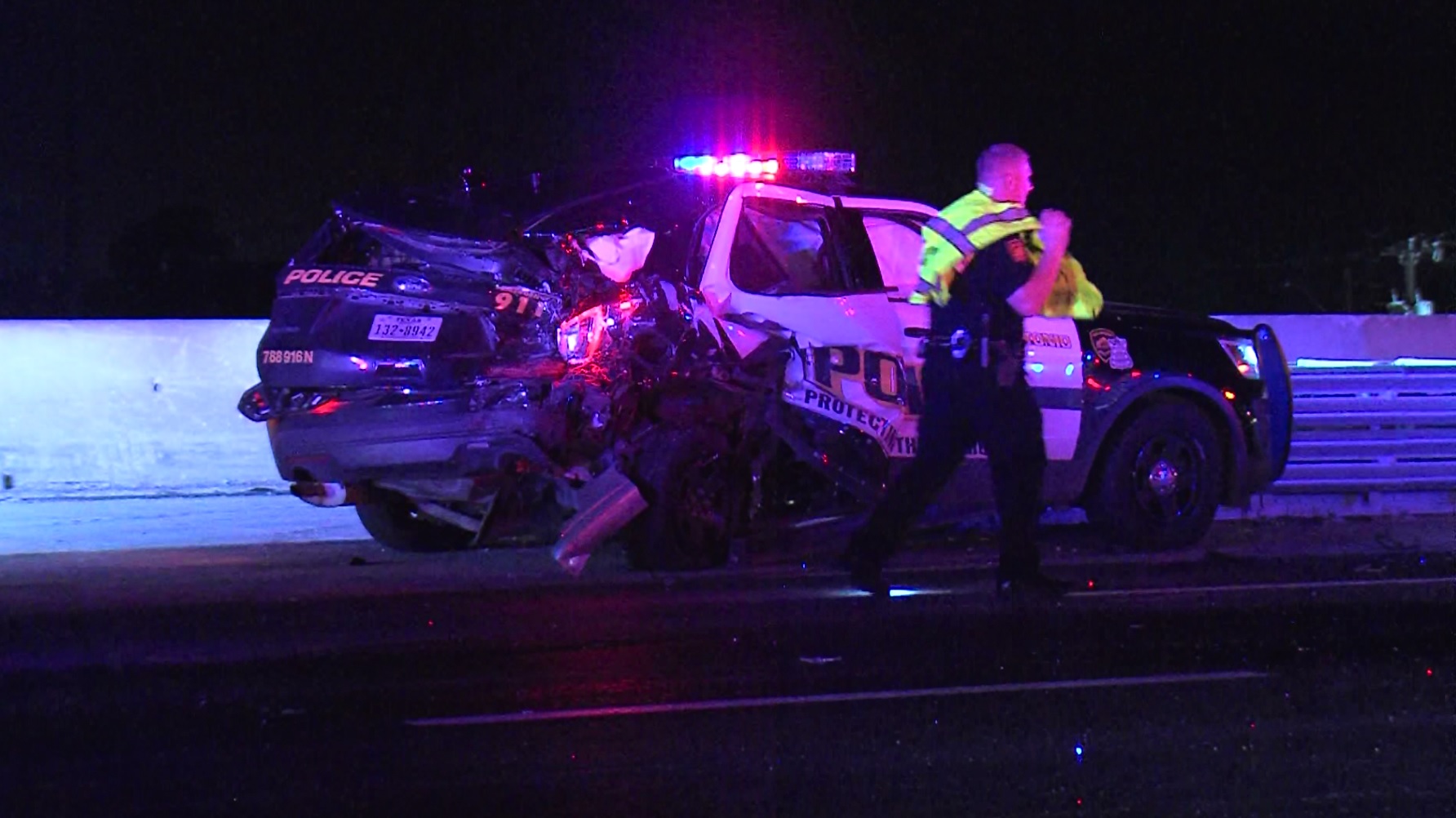 Police: Driver crashes into SAPD cruiser, officer while working an ...