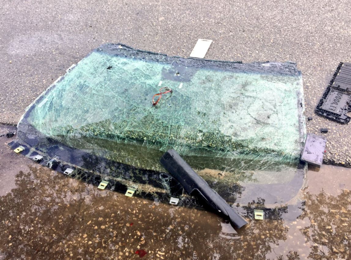 Barbeque grill in back of SUV explodes when woman lights up