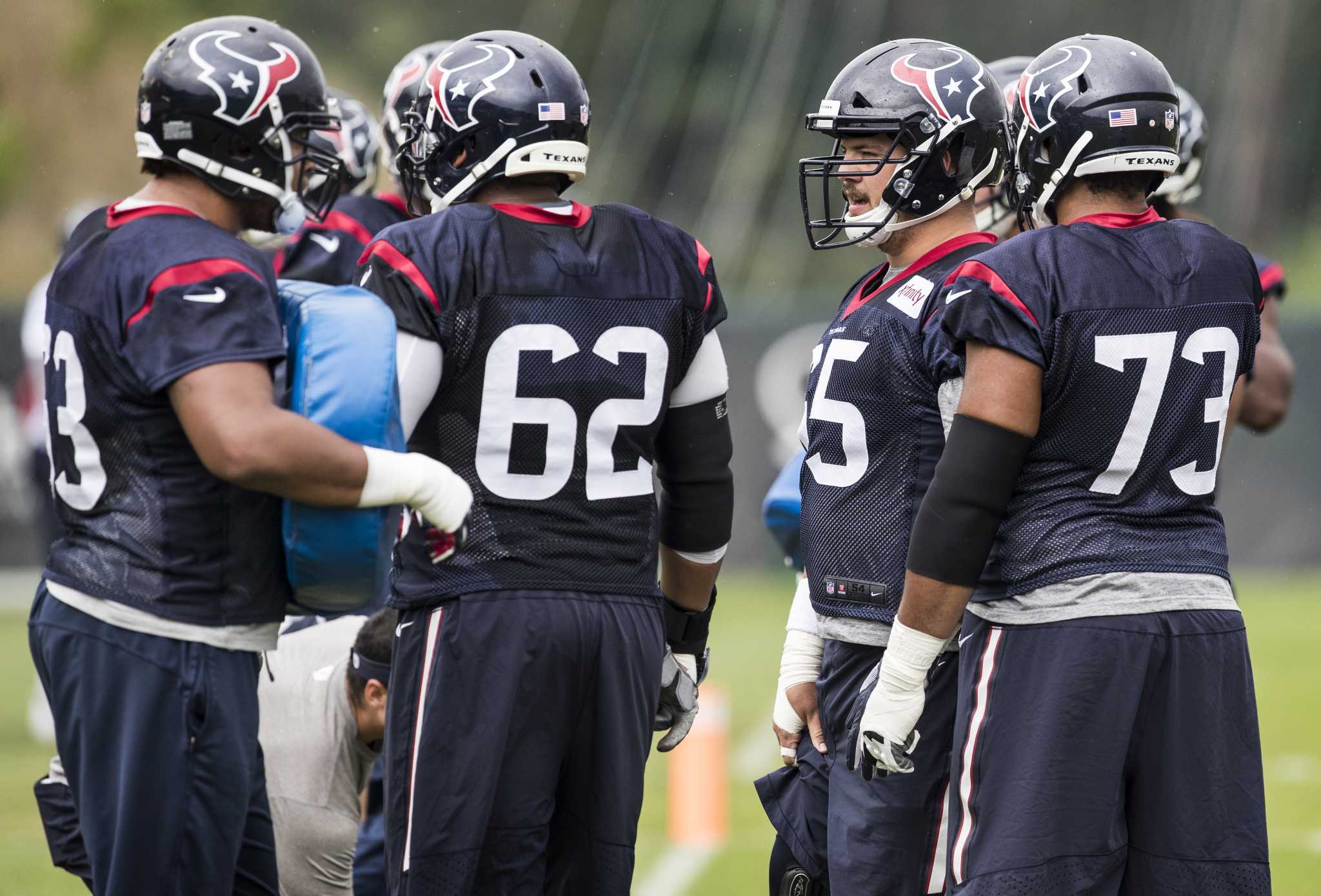 Texans' offensive line faces huge challenge against Jaguars