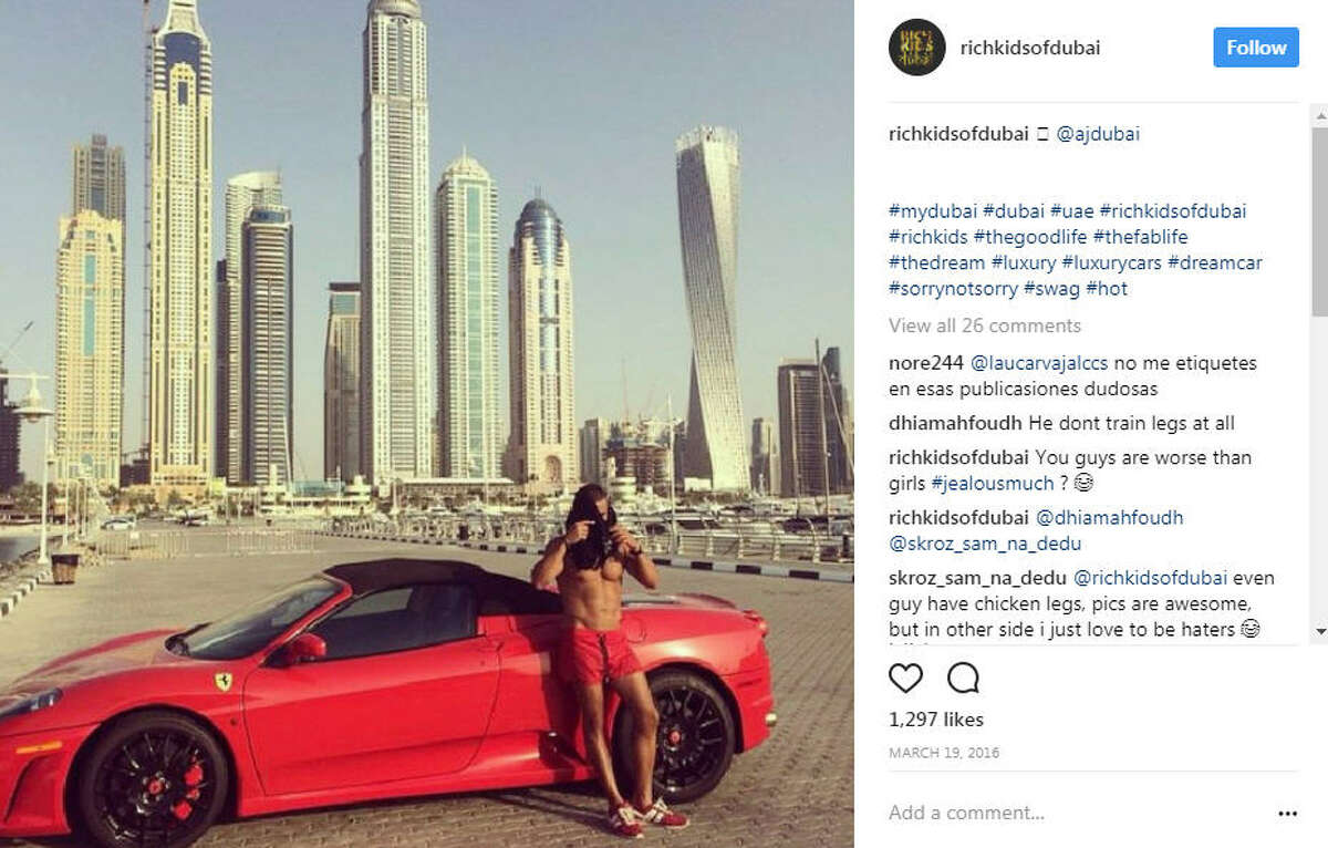 Rich Kids of Dubai Instagram account confirms the city looks luxurious