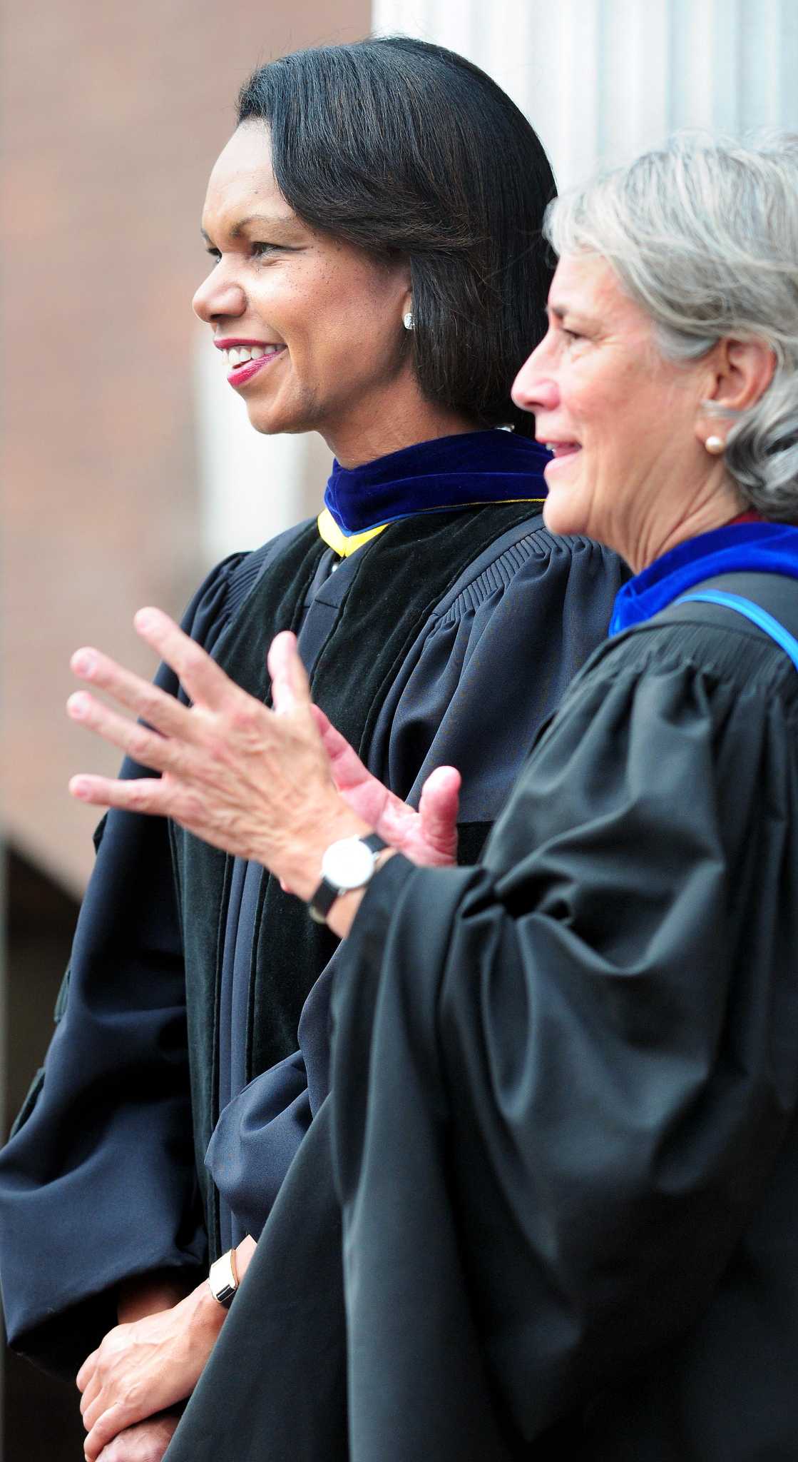 Condoleezza Rice speaks to New Haven's Hopkins School students