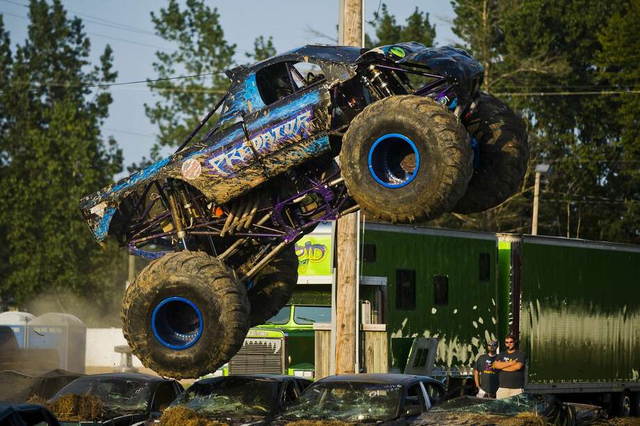 Monster truck rally during Midland County Fair 2017 - Midland Daily News