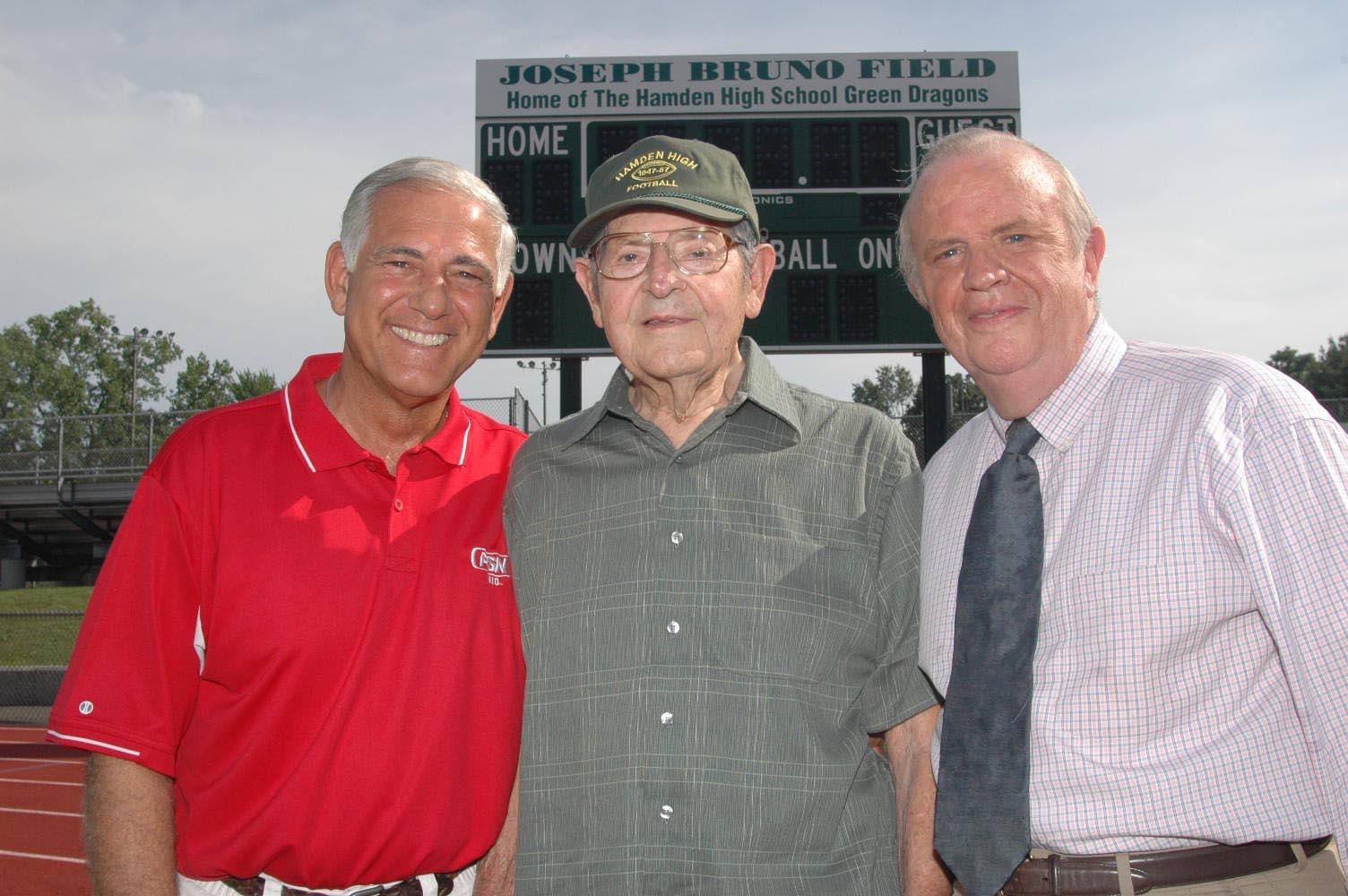 Hamden names athletic fields in honor of Bruno