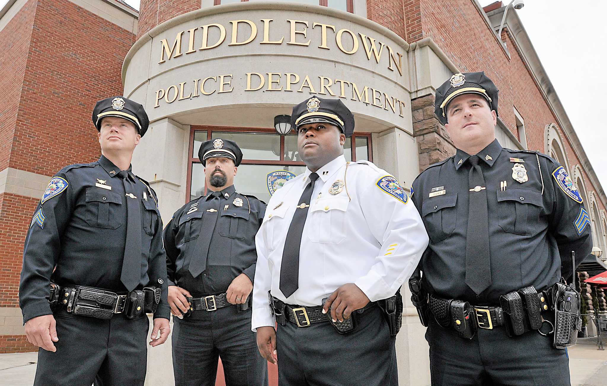 Five officers promoted at Middletown PD