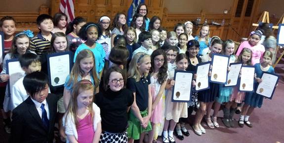 Local students take first place in poster contest