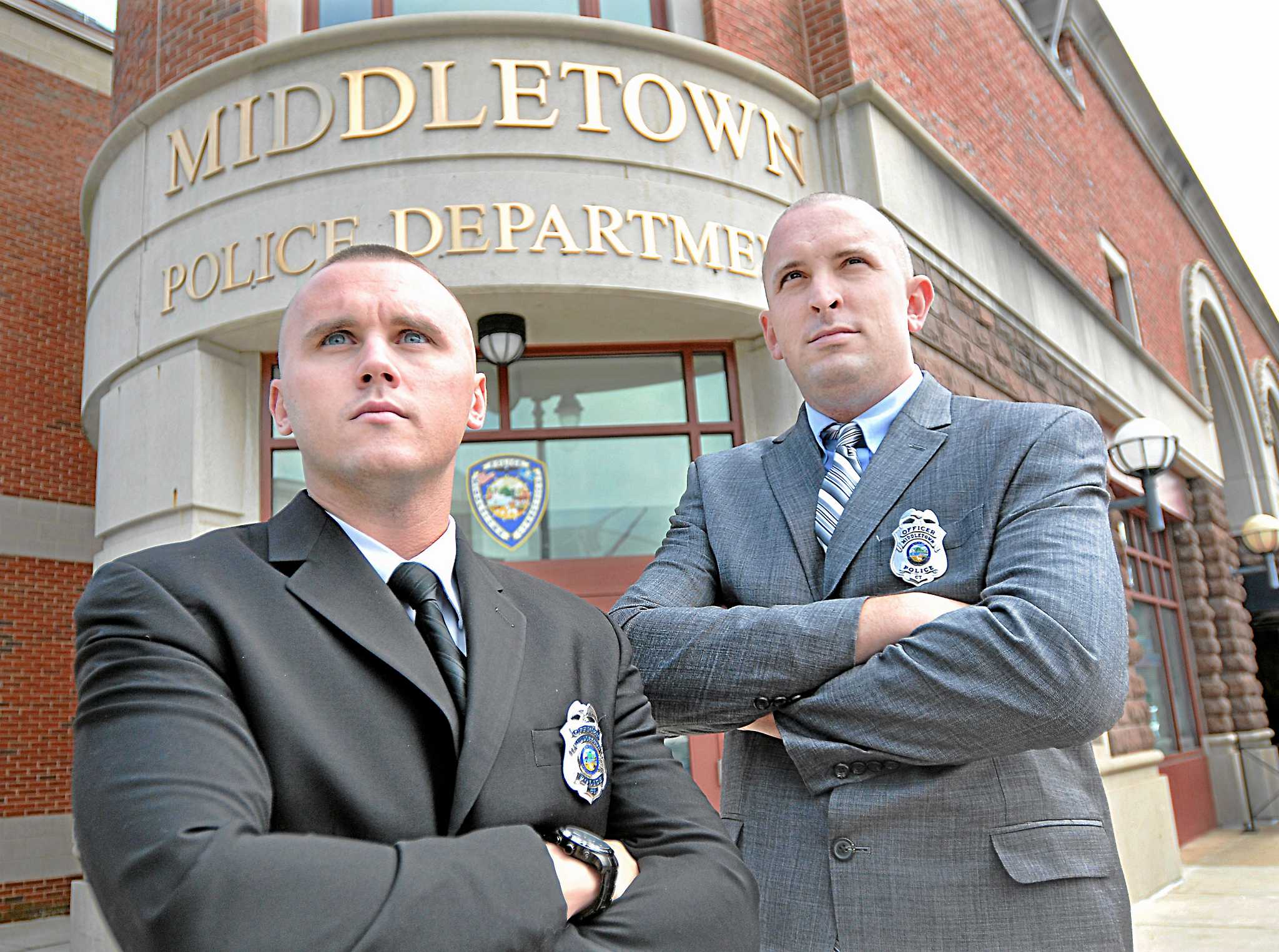 Welcoming the new Middletown Police officers