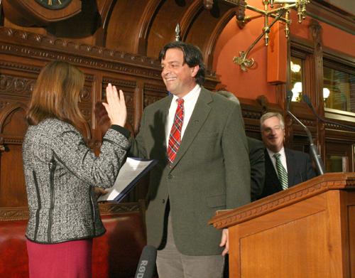 Phil Miller takes office at state Capitol