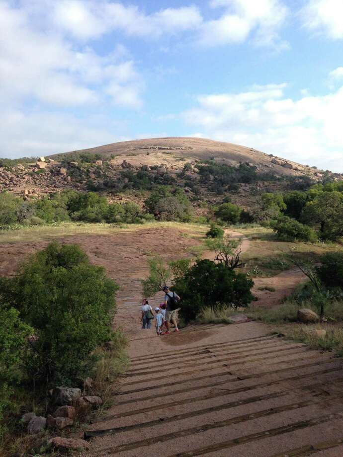Surface temperature of Enchanted Rock hit 133 degrees Thursday ...